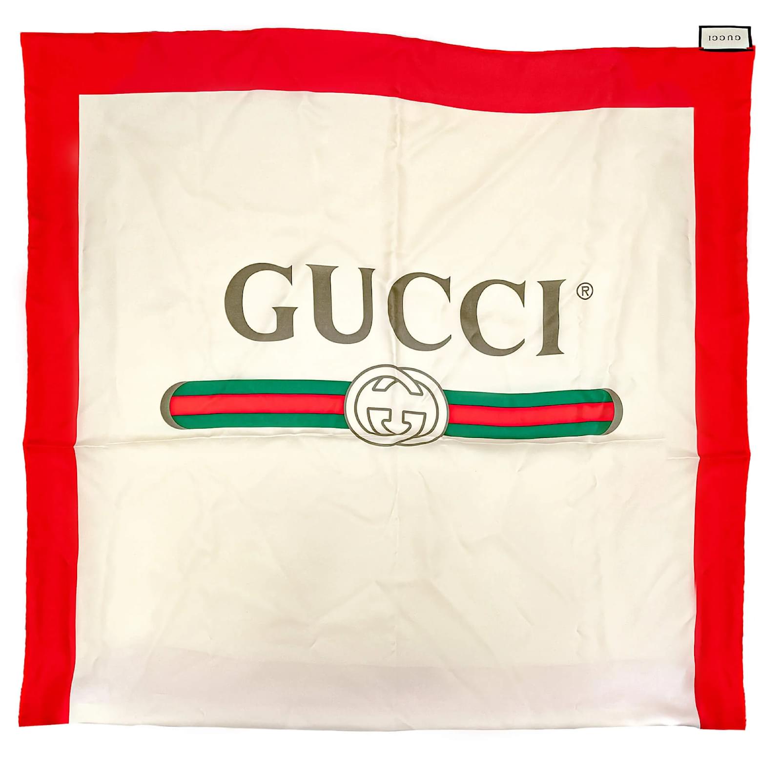 Gucci Future Red Silk Foulard Multiple colors ref.874602 - Joli Closet