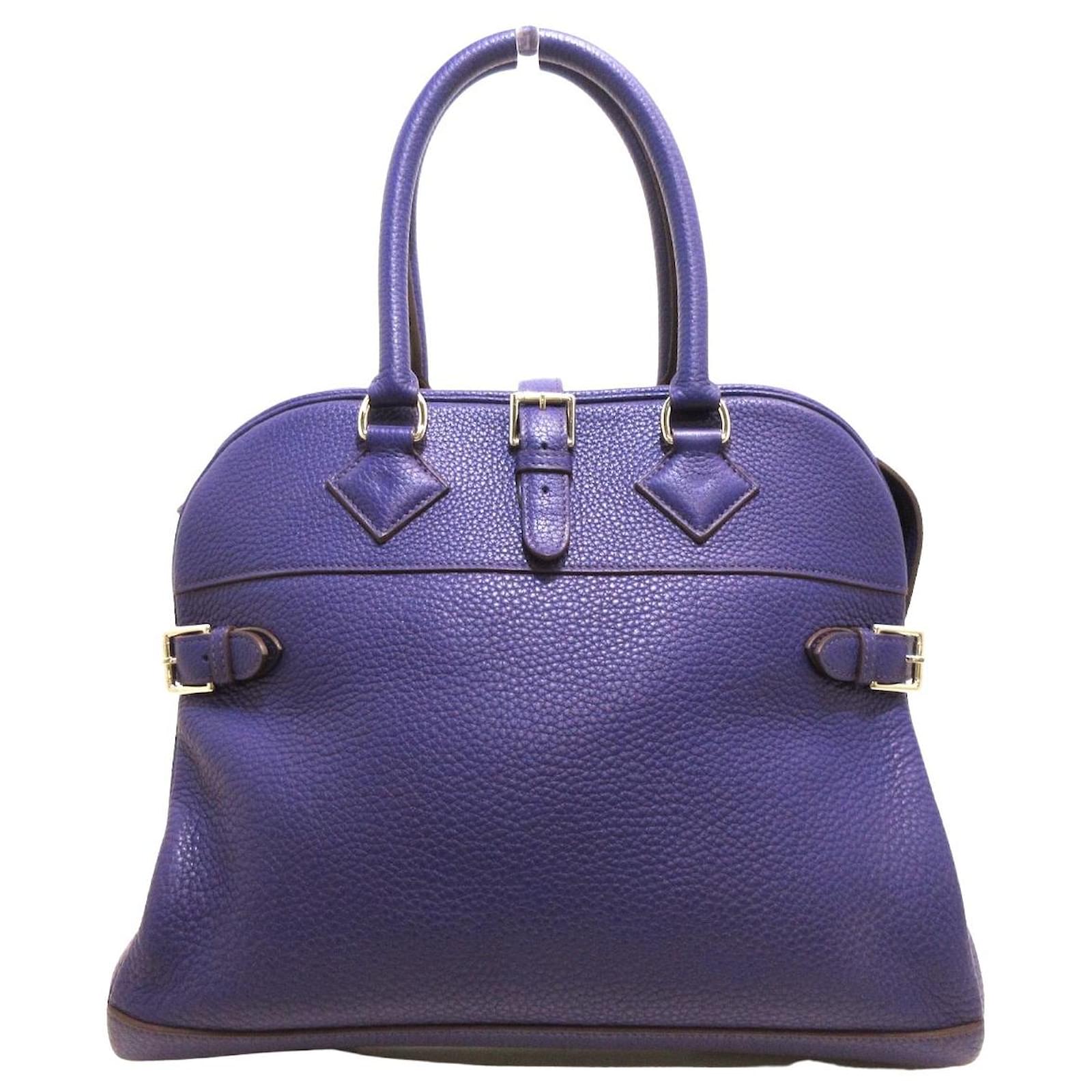 Hermès Atlas Purple Leather ref.876847 - Joli Closet