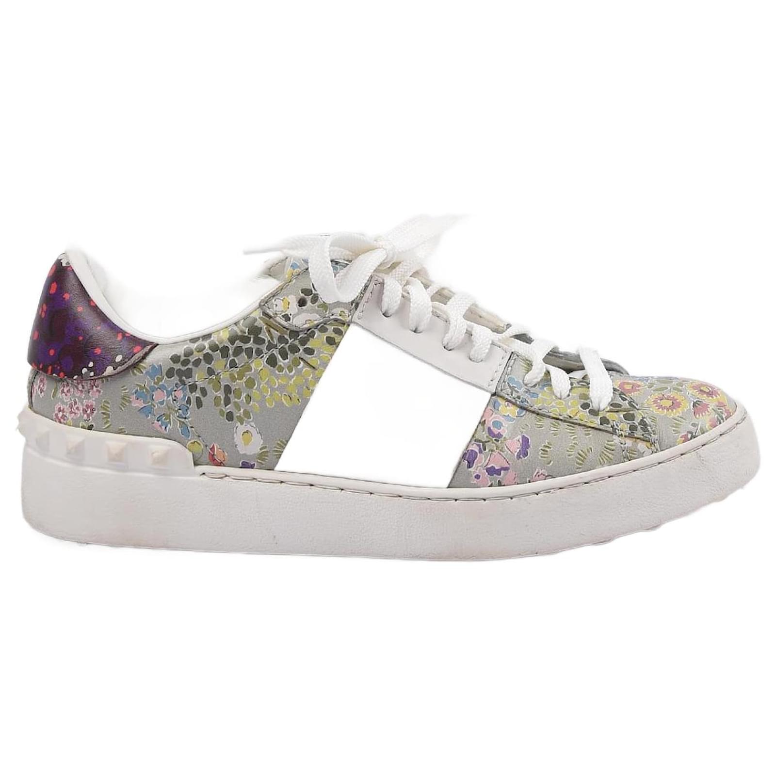 VALENTINO GARAVANI Baskets EU 36 Cuir Blanc ref.877506 - Joli Closet