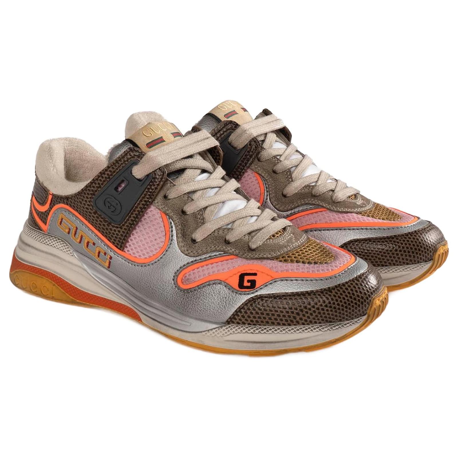 GUCCI Trainers T.EU 36.5 Leather Multiple colors ref.877622 - Joli Closet