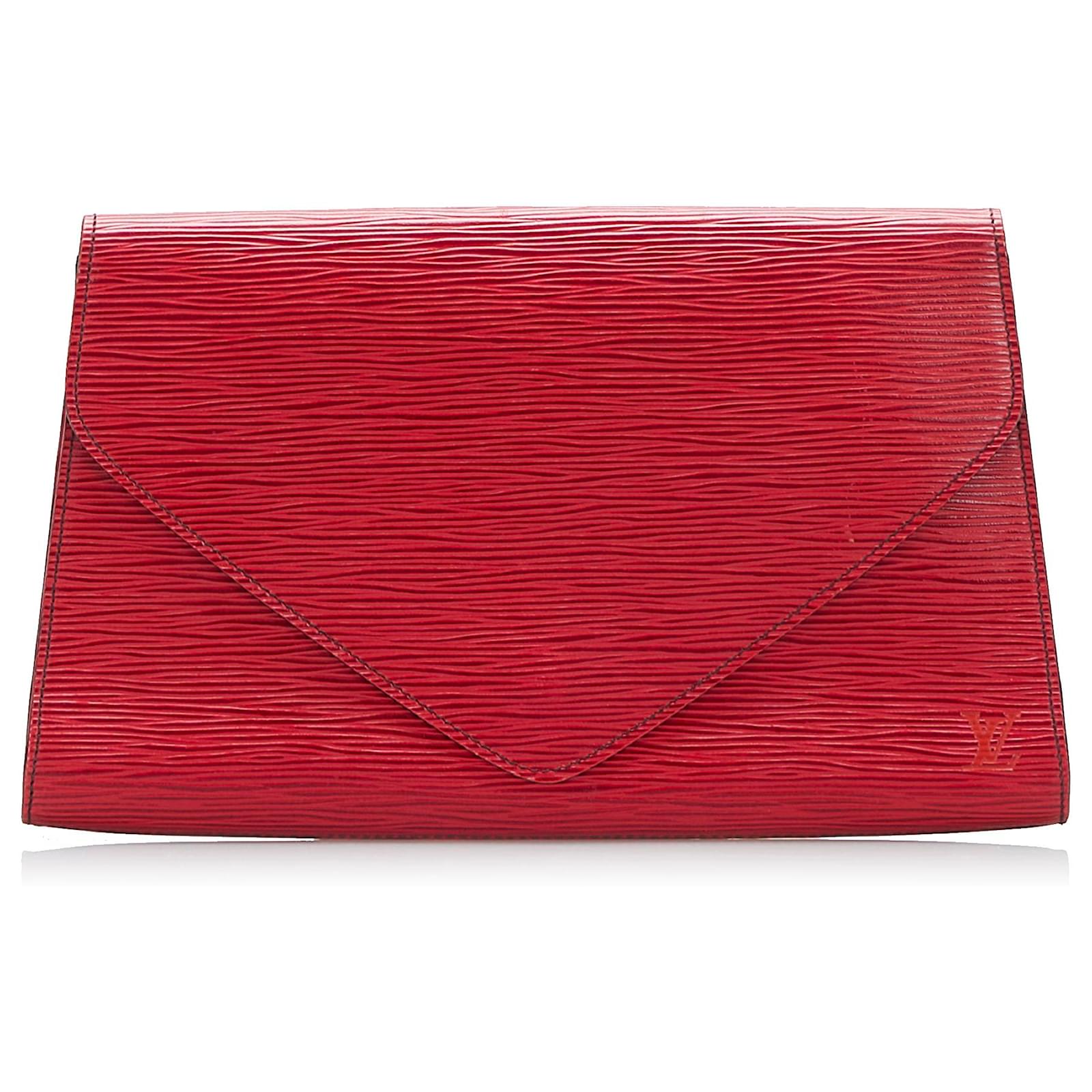 Louis Vuitton Red Epi Art Deco Leather ref.878786 - Joli Closet