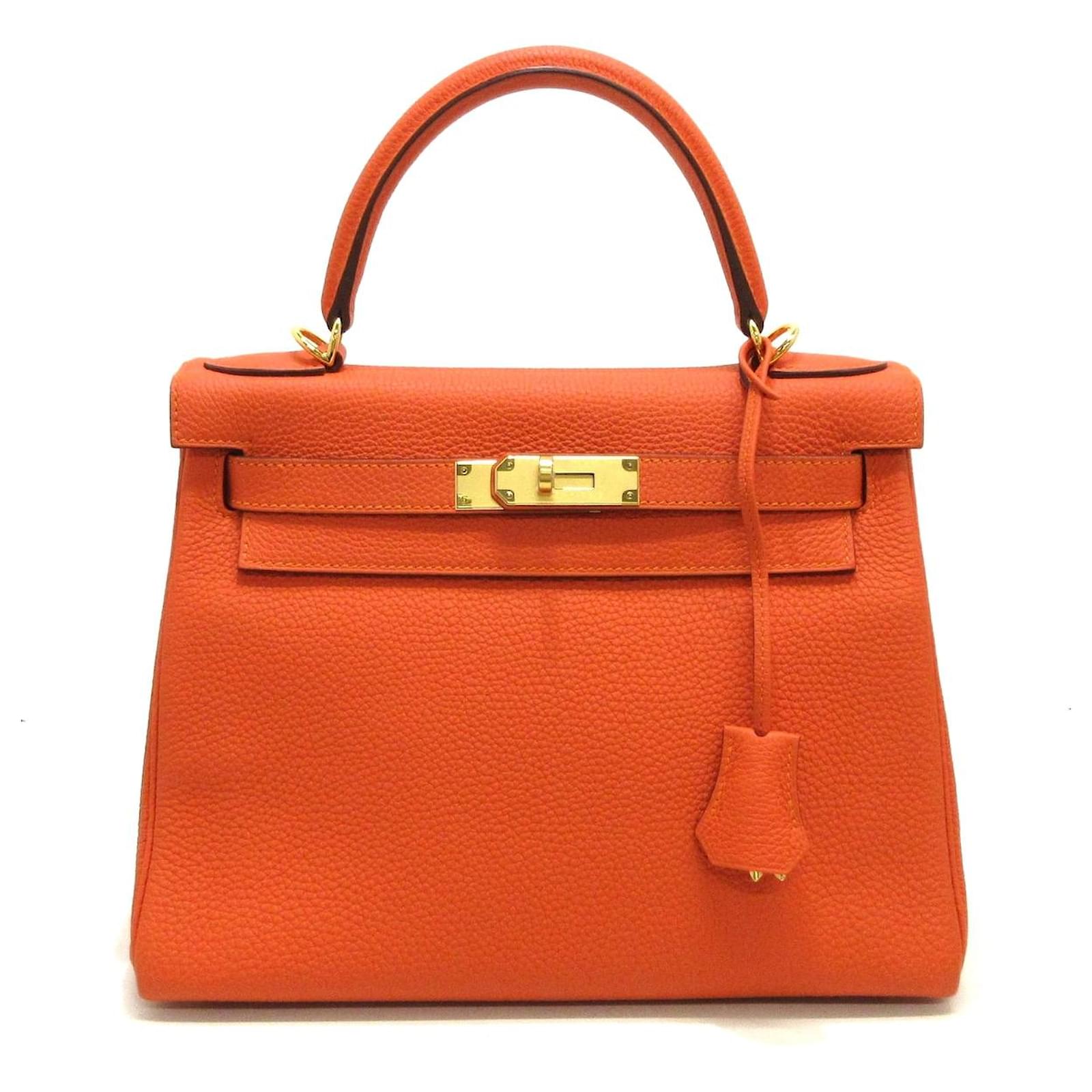 Hermès hermes kelly Orange Leather ref.879836 - Joli Closet