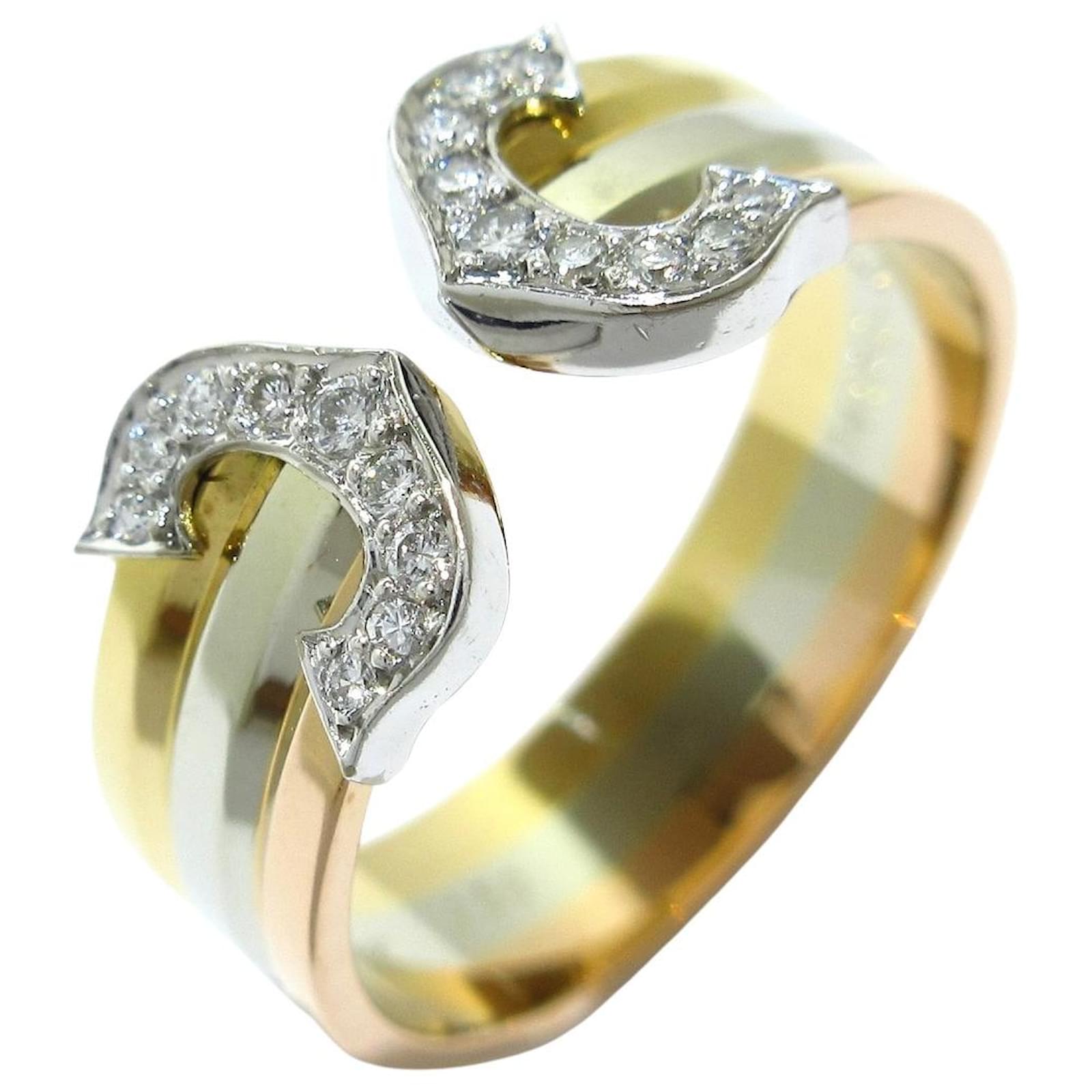 cartier 2C C2 Golden Yellow gold ref.880030 - Joli Closet