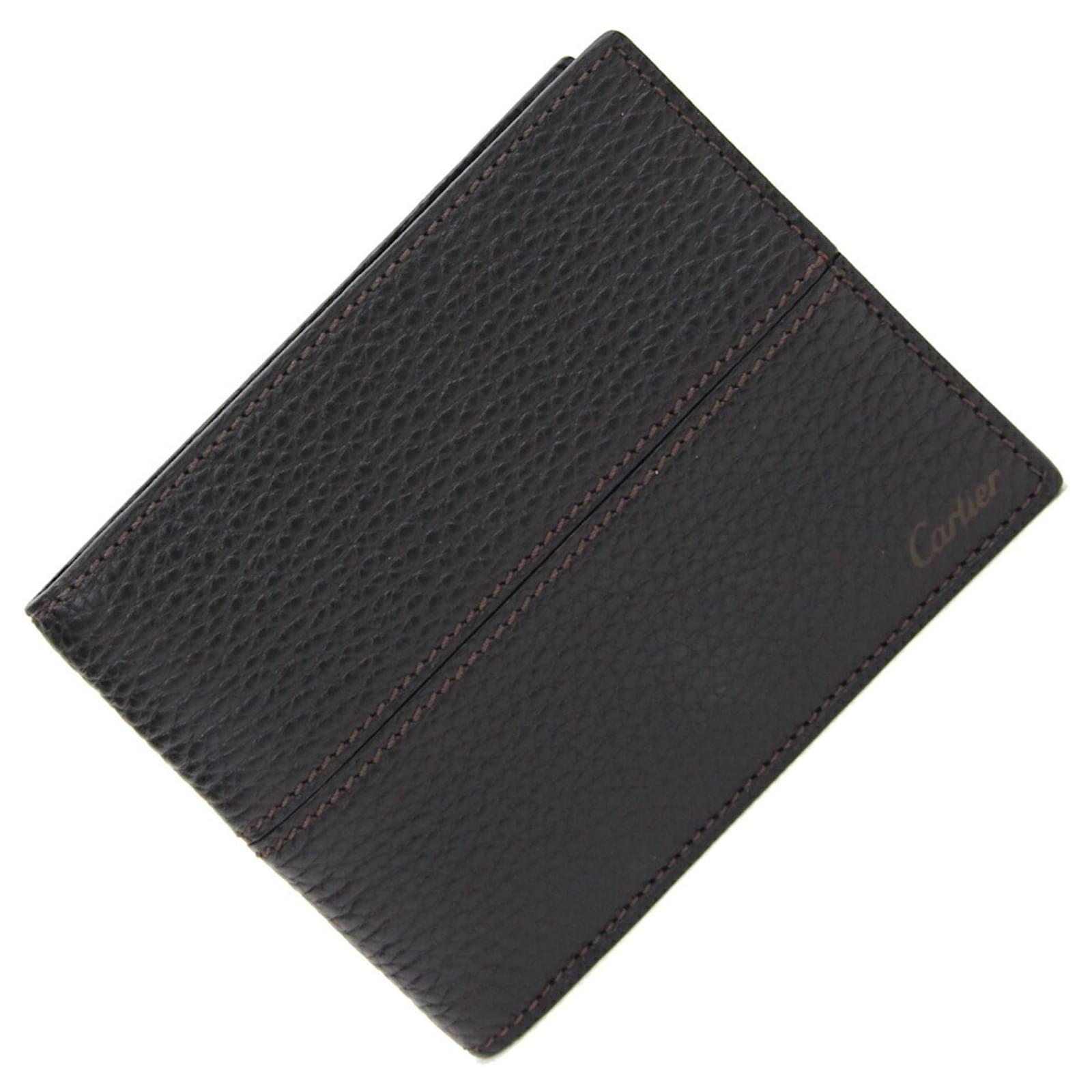 cartier Brown Leather ref.880421 - Joli Closet