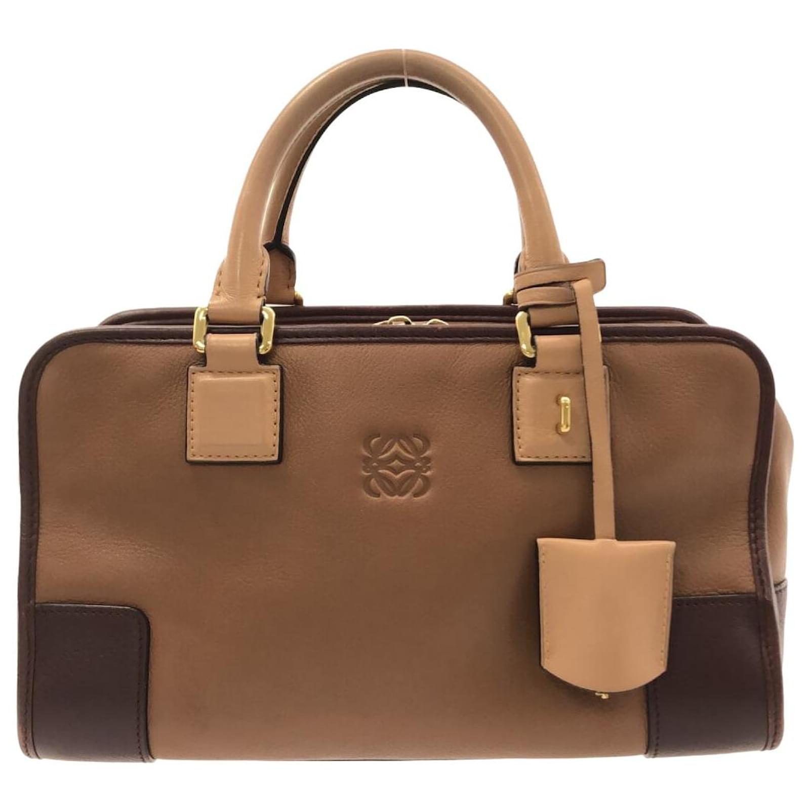 LOEWE AMAZONA Brown Leather ref.881489 - Joli Closet