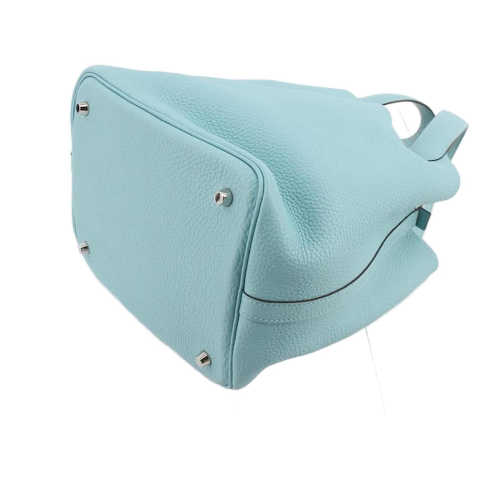 Hermès Picotin Light blue Leather ref.881938 - Joli Closet