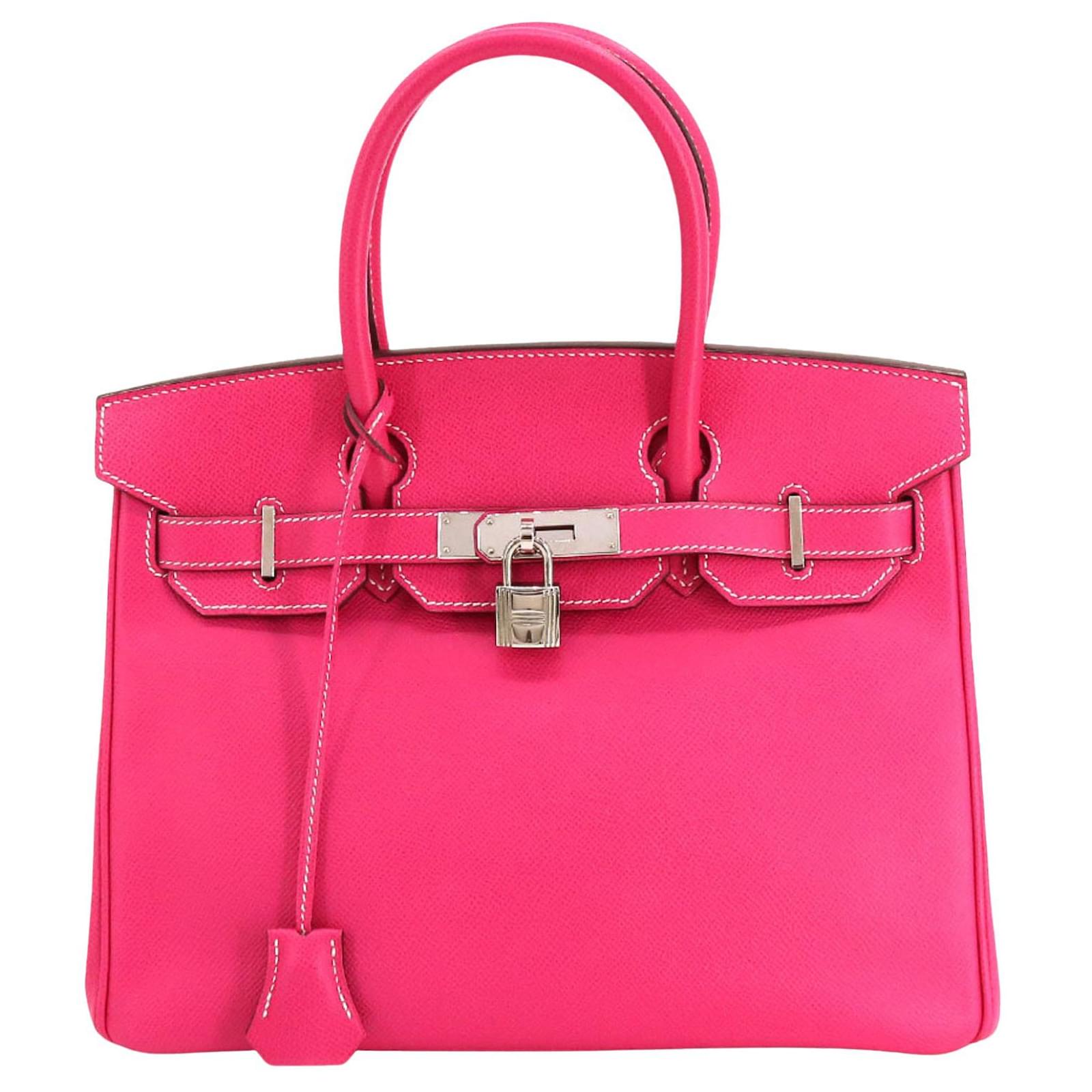 Hermès HERMES BIRKIN 30 Pink Leather ref.883566 - Joli Closet