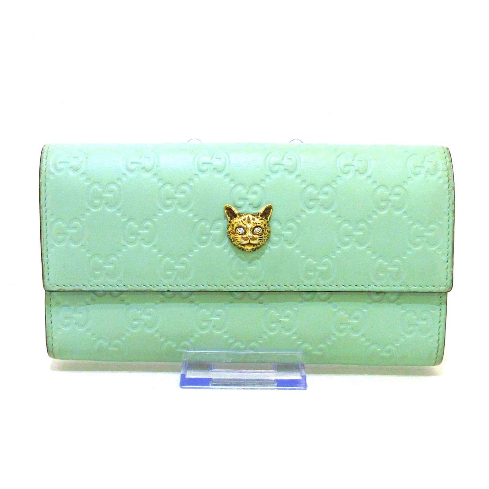 gucci Green Leather ref.885746 - Joli Closet