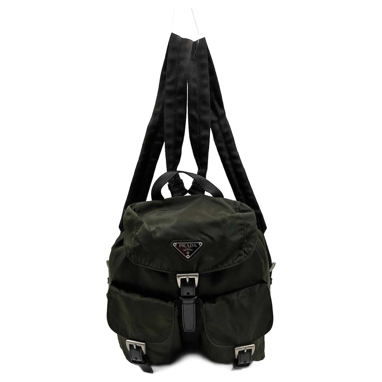 Green Prada Nylon Backpack ref.886494 - Joli Closet