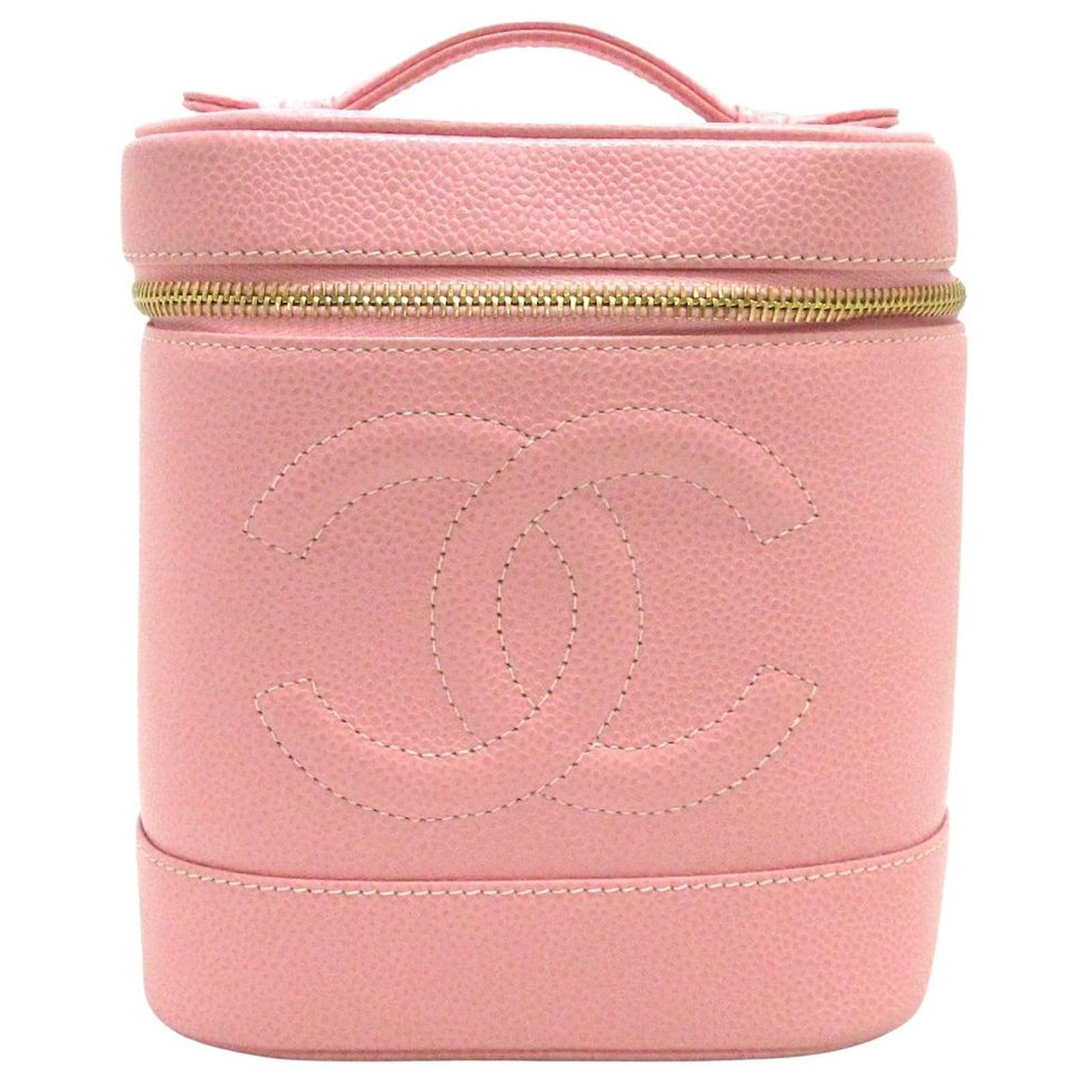 Chanel Vanity Pink Leather ref.886997 - Joli Closet