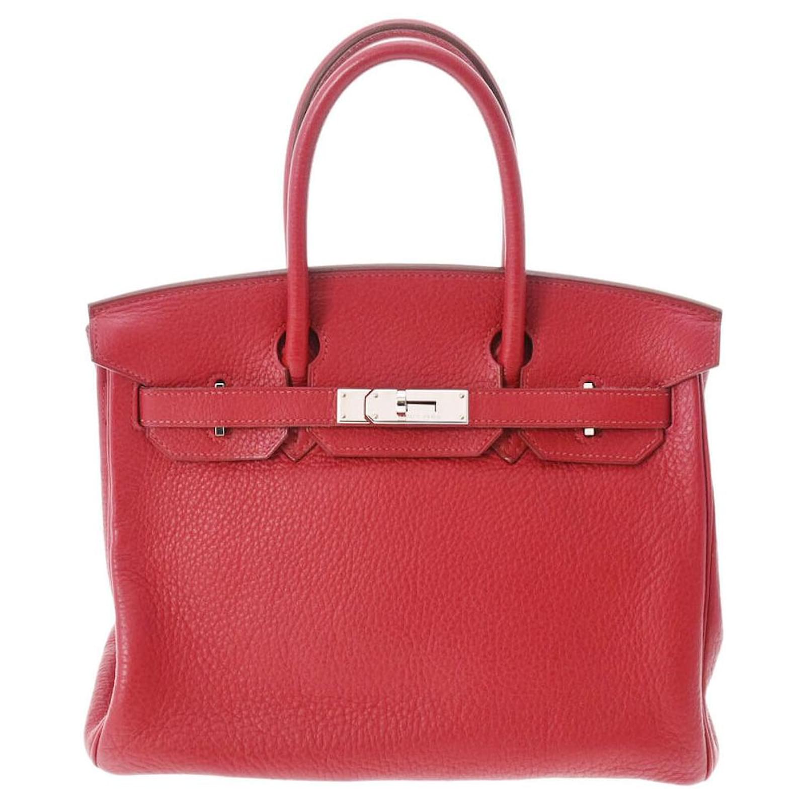 Hermès Birkin 30 Red Leather ref.889334 - Joli Closet