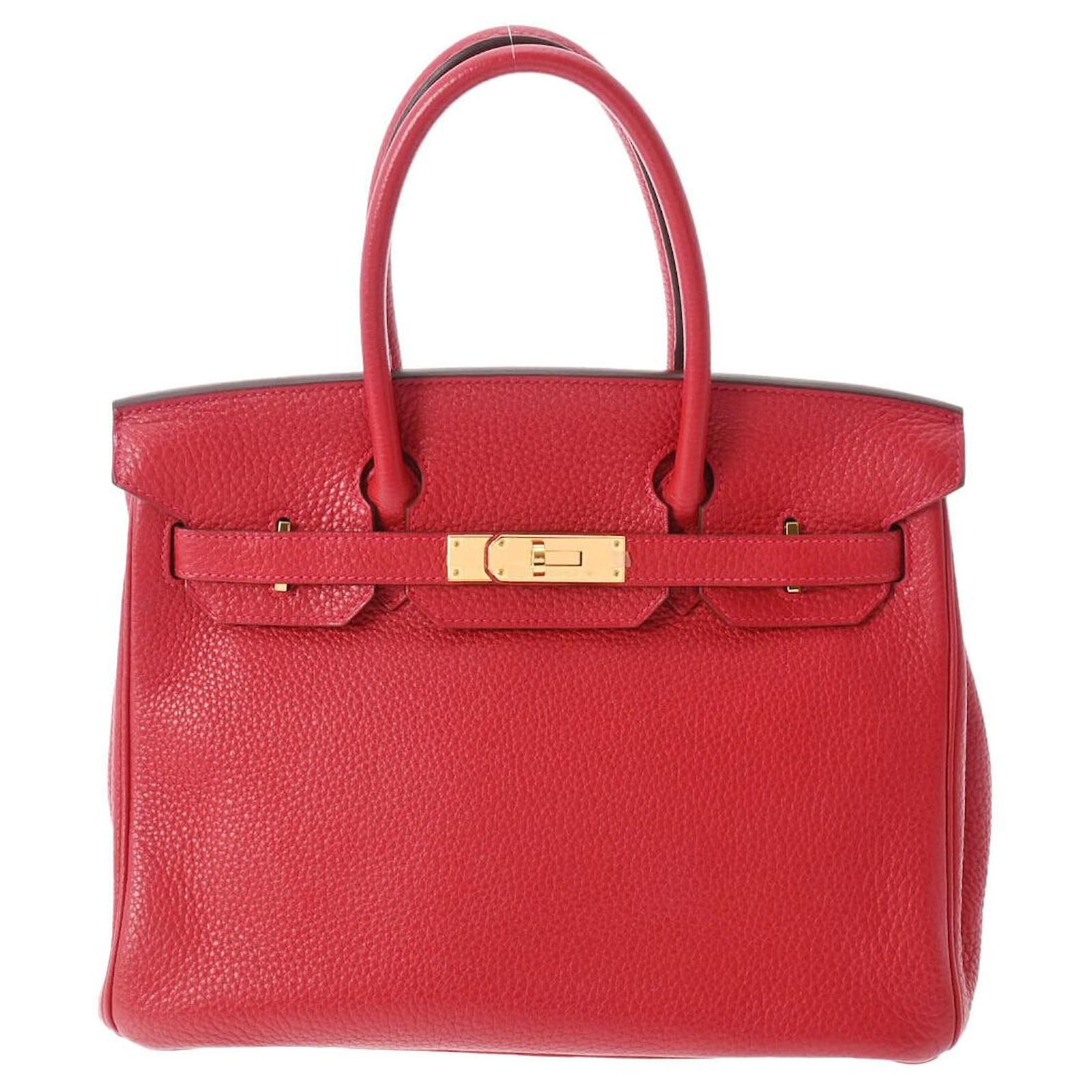 Hermès Birkin 30 Red Leather ref.889596 - Joli Closet