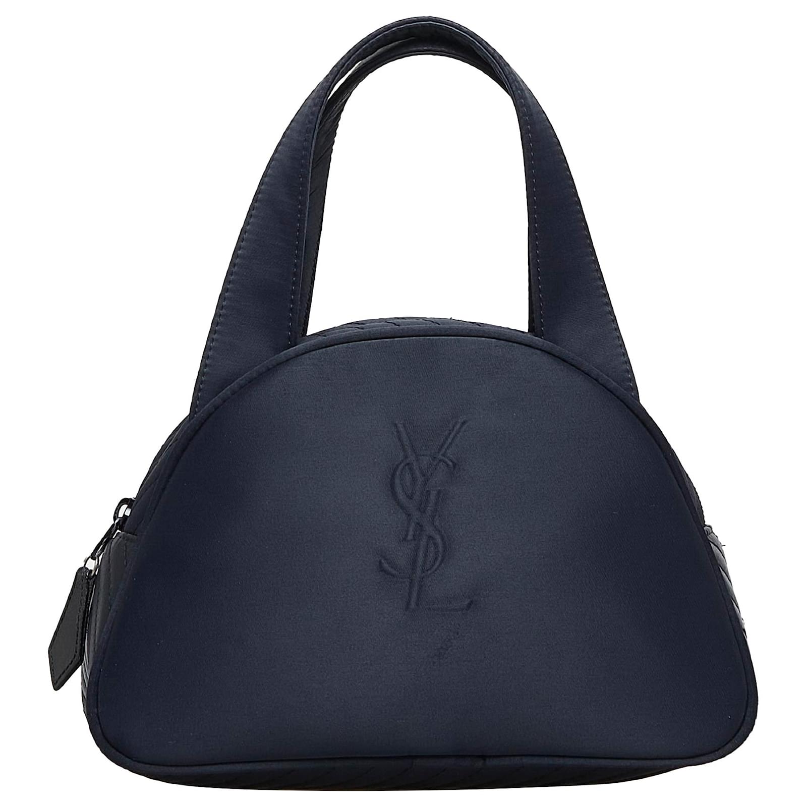 Yves Saint Laurent YSL Black Satin Handbag Cloth ref.889765 - Joli Closet