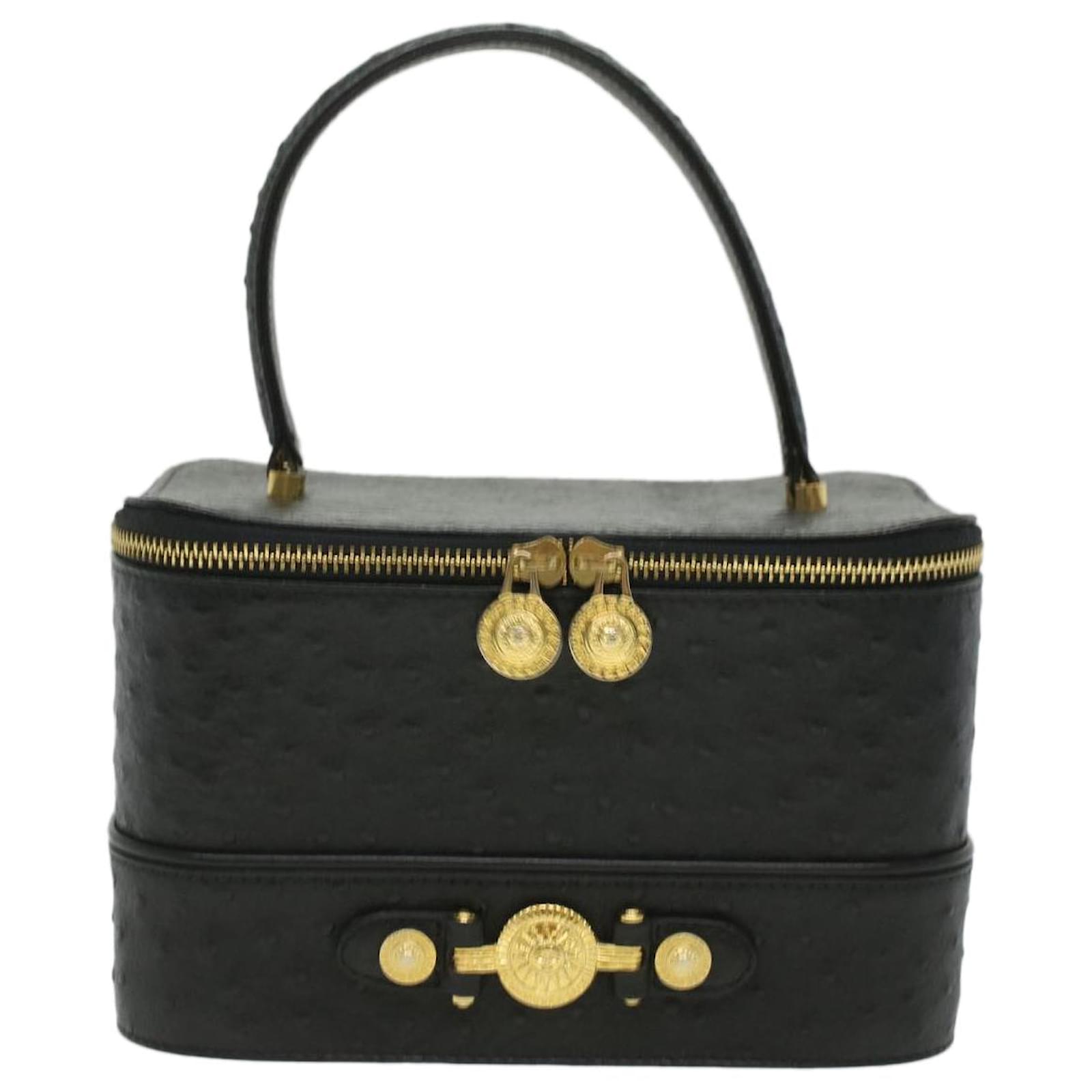 Versace - Black Leather ref.891011 - Joli Closet