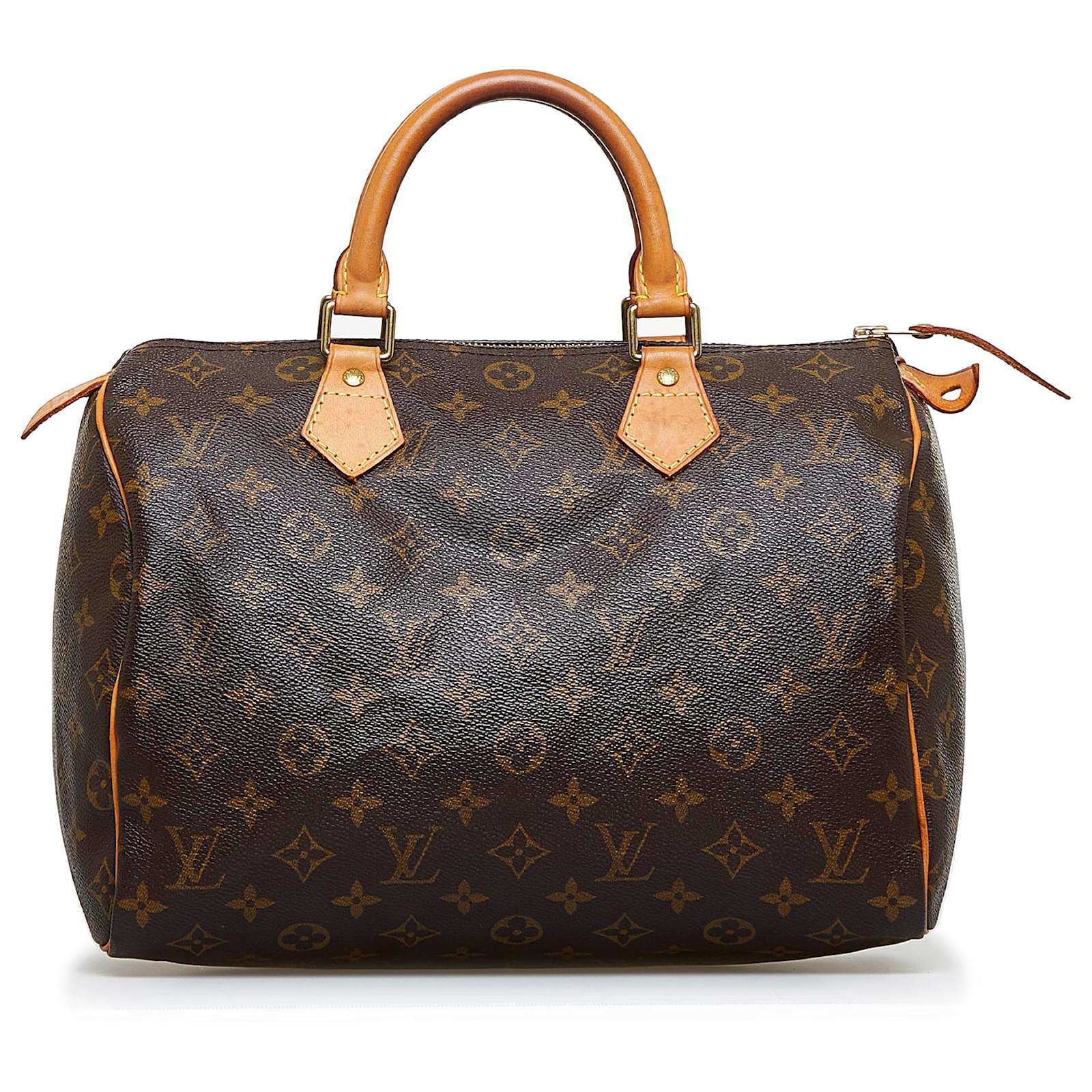 Louis Vuitton Brown Monogram Speedy 30 Marrone Tela ref.891184 - Joli ...