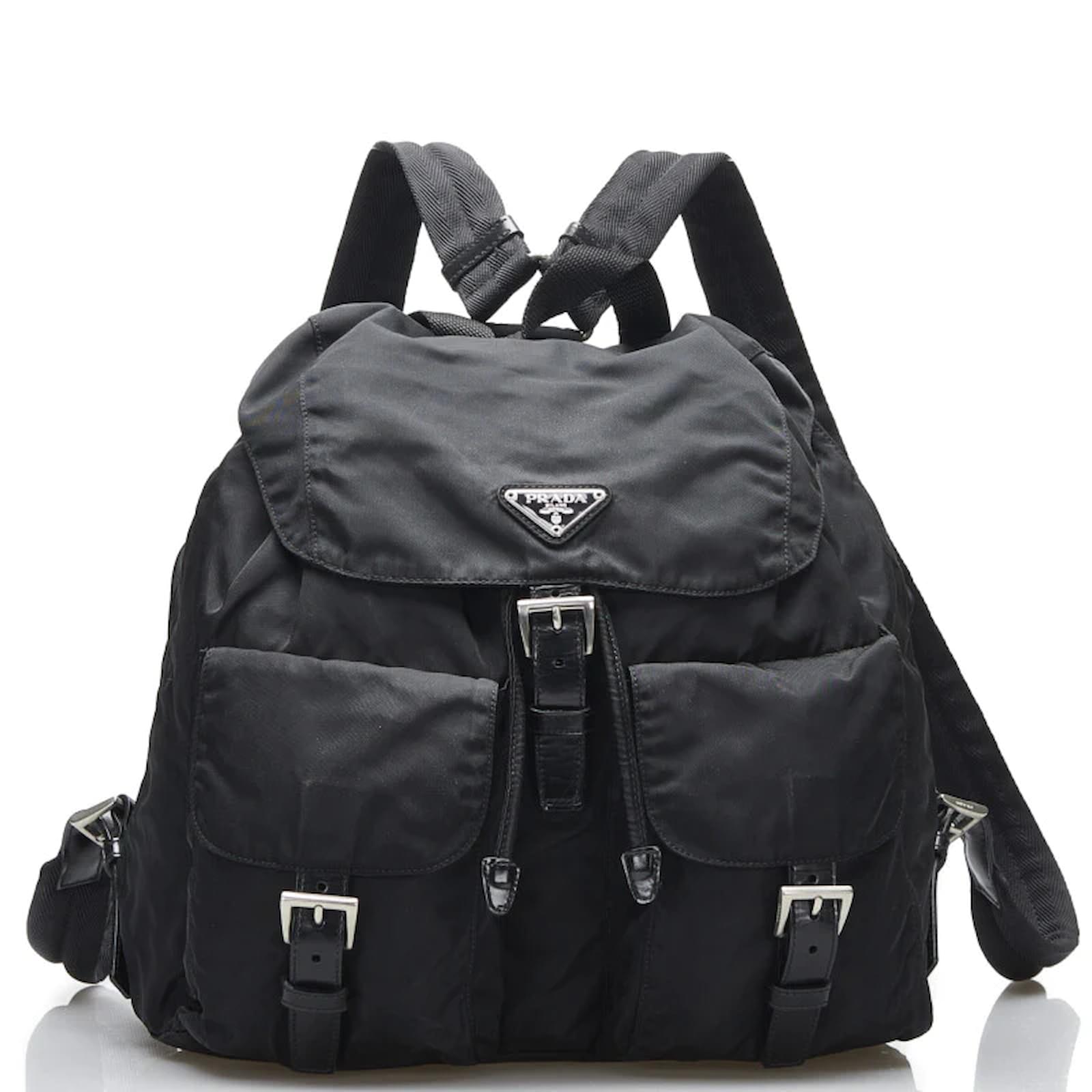 Prada Tessuto Backpack Black Cloth ref.891691 - Joli Closet