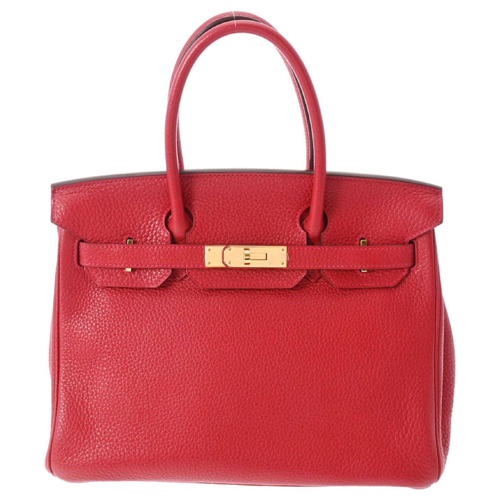 Hermès Birkin 30 Red Leather ref.891879 - Joli Closet