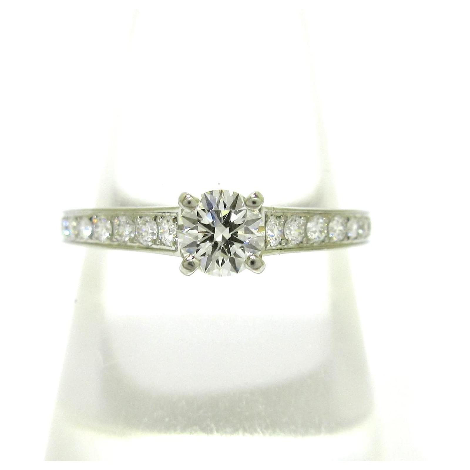 Solitaire Cartier Platine Argenté ref.893354 - Joli Closet