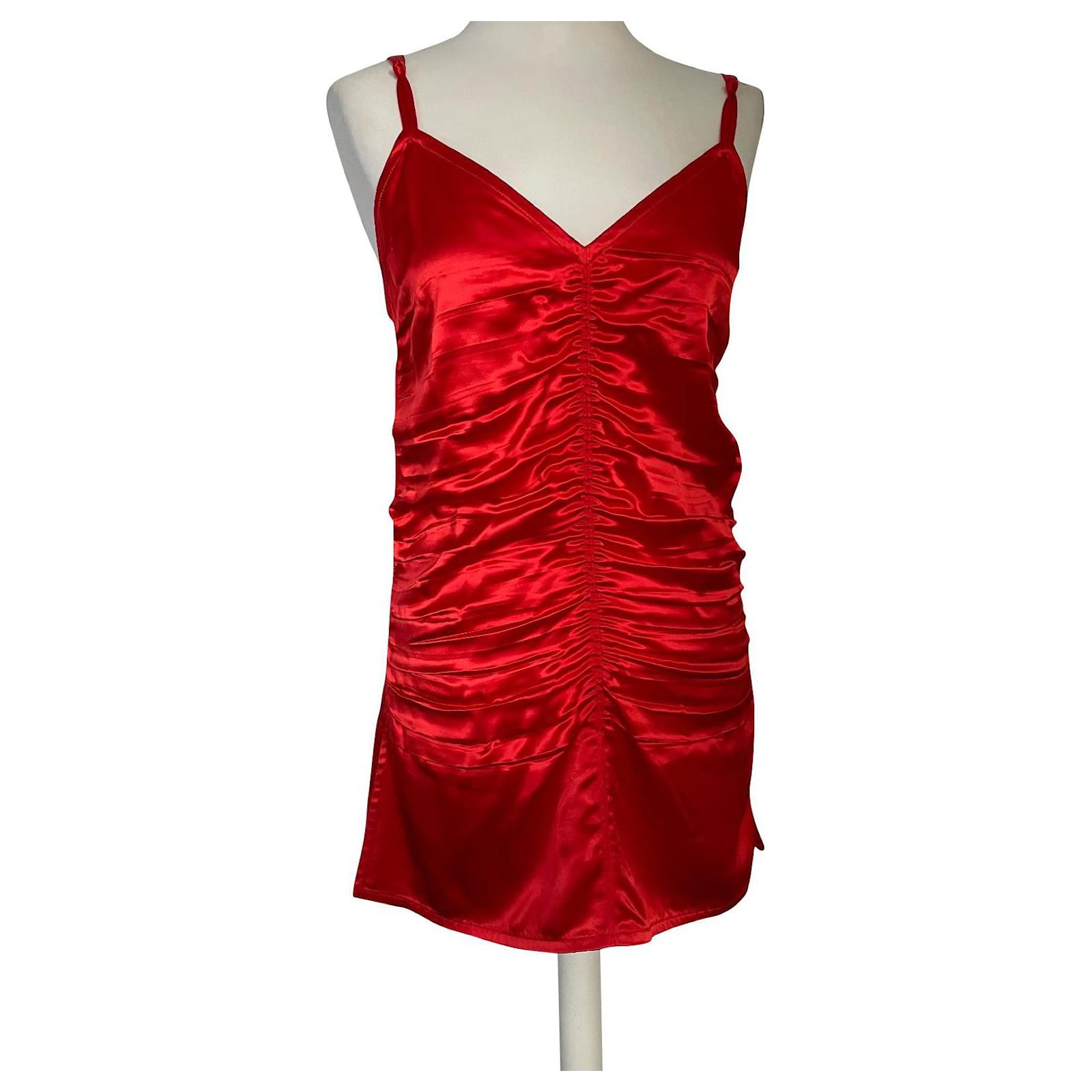 Helmut Lang Tops Red Viscose ref.894387 - Joli Closet
