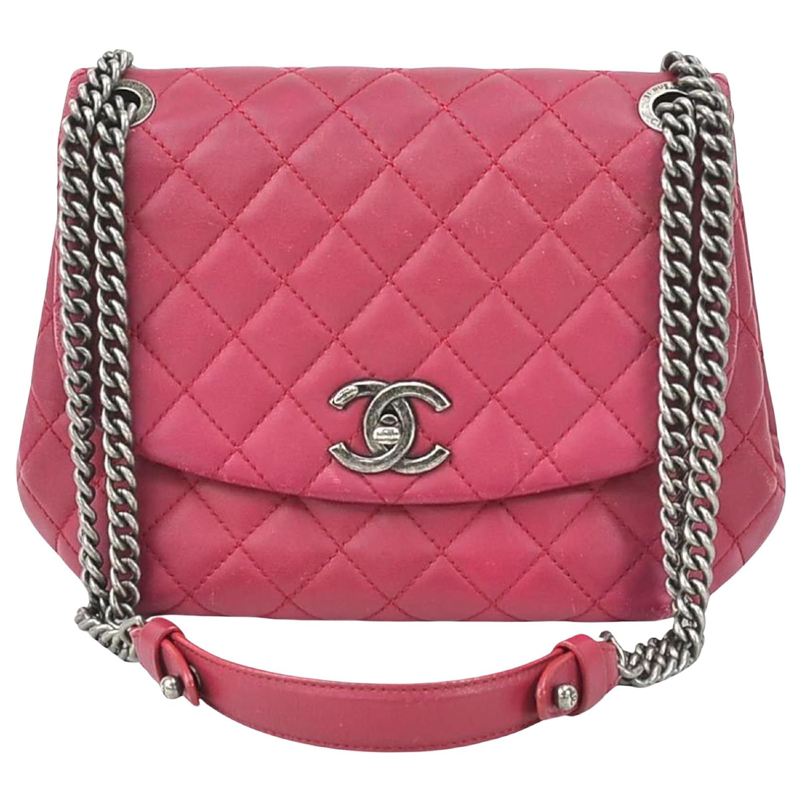 Timeless Chanel Matelassé Pink Leather ref.895326 - Joli Closet