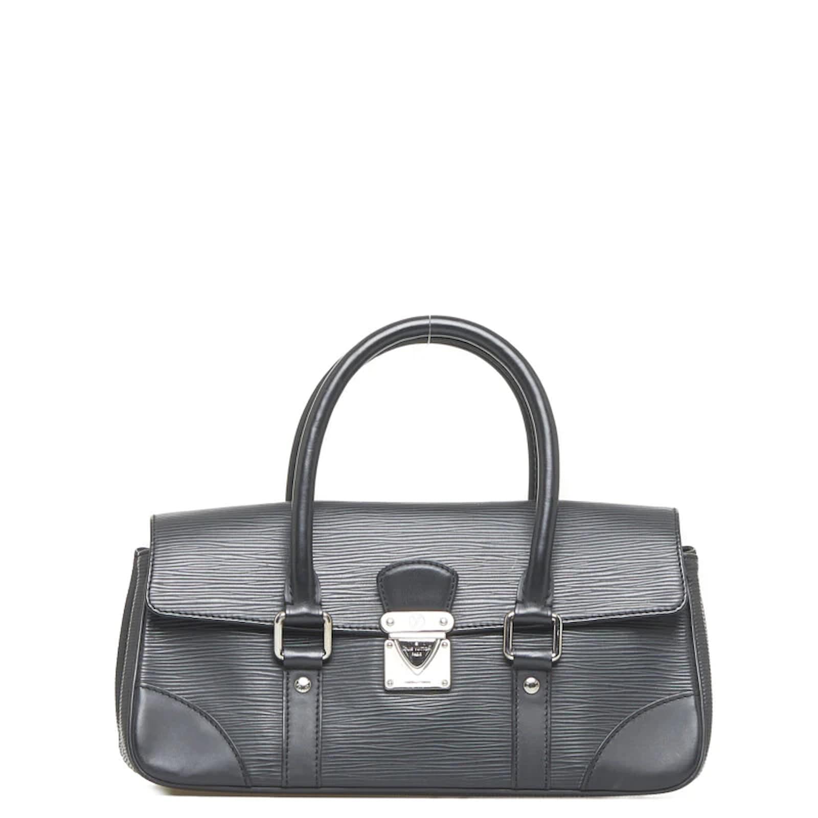 Segur Louis Vuitton Epi Ségur PM M58822 Cuir Veau façon poulain Noir ...