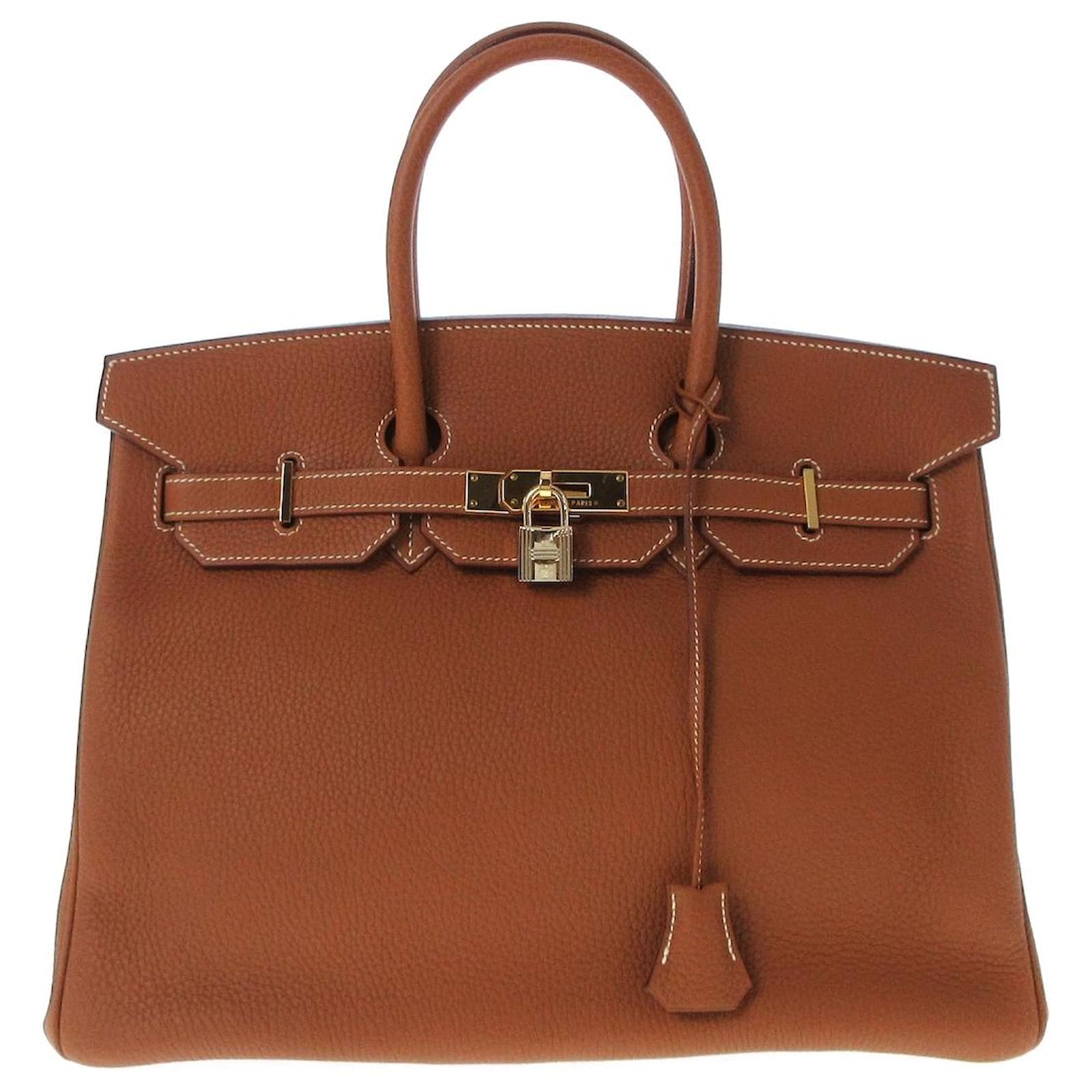 Hermès HERMES BIRKIN 35 Brown Leather ref.897106 - Joli Closet