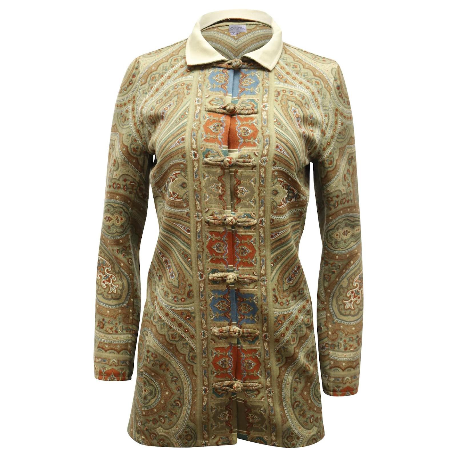 Oscar De La Renta Paisley Print Jacket in Multicolor Wool ref.898860 ...