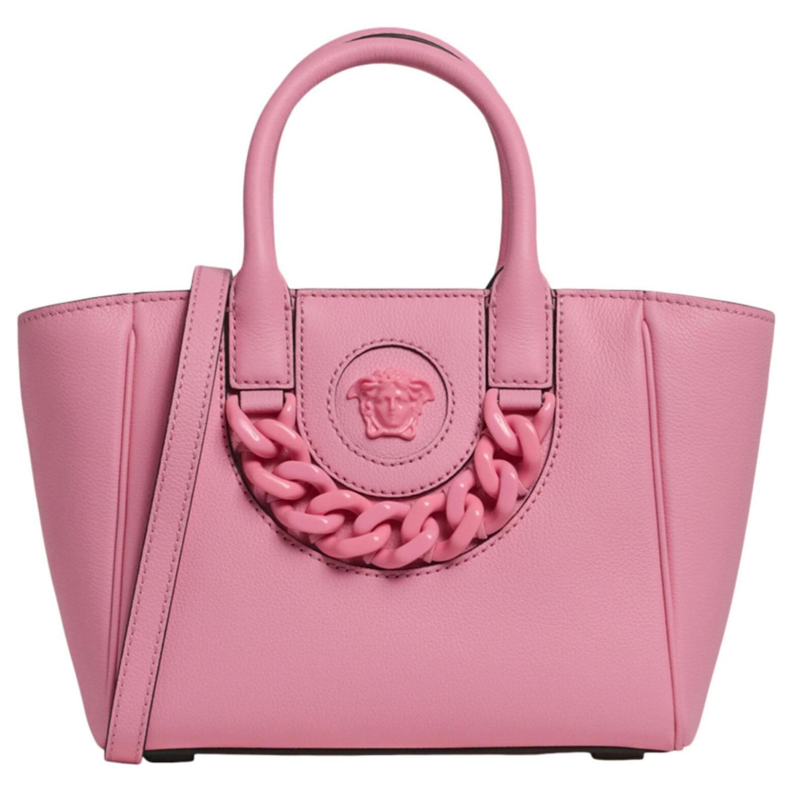 Versace Medusa Pink Leather ref.899197 - Joli Closet
