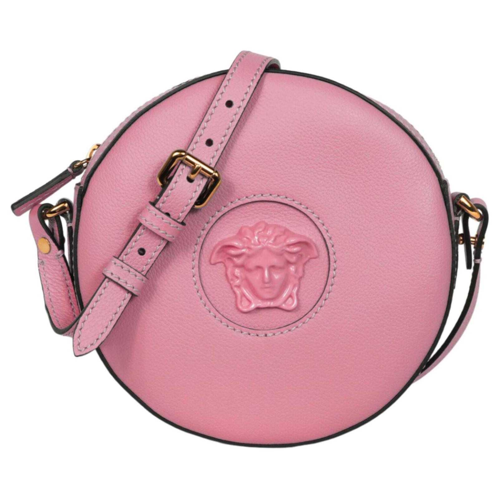 Versace Medusa Pink Leather ref.899402 - Joli Closet