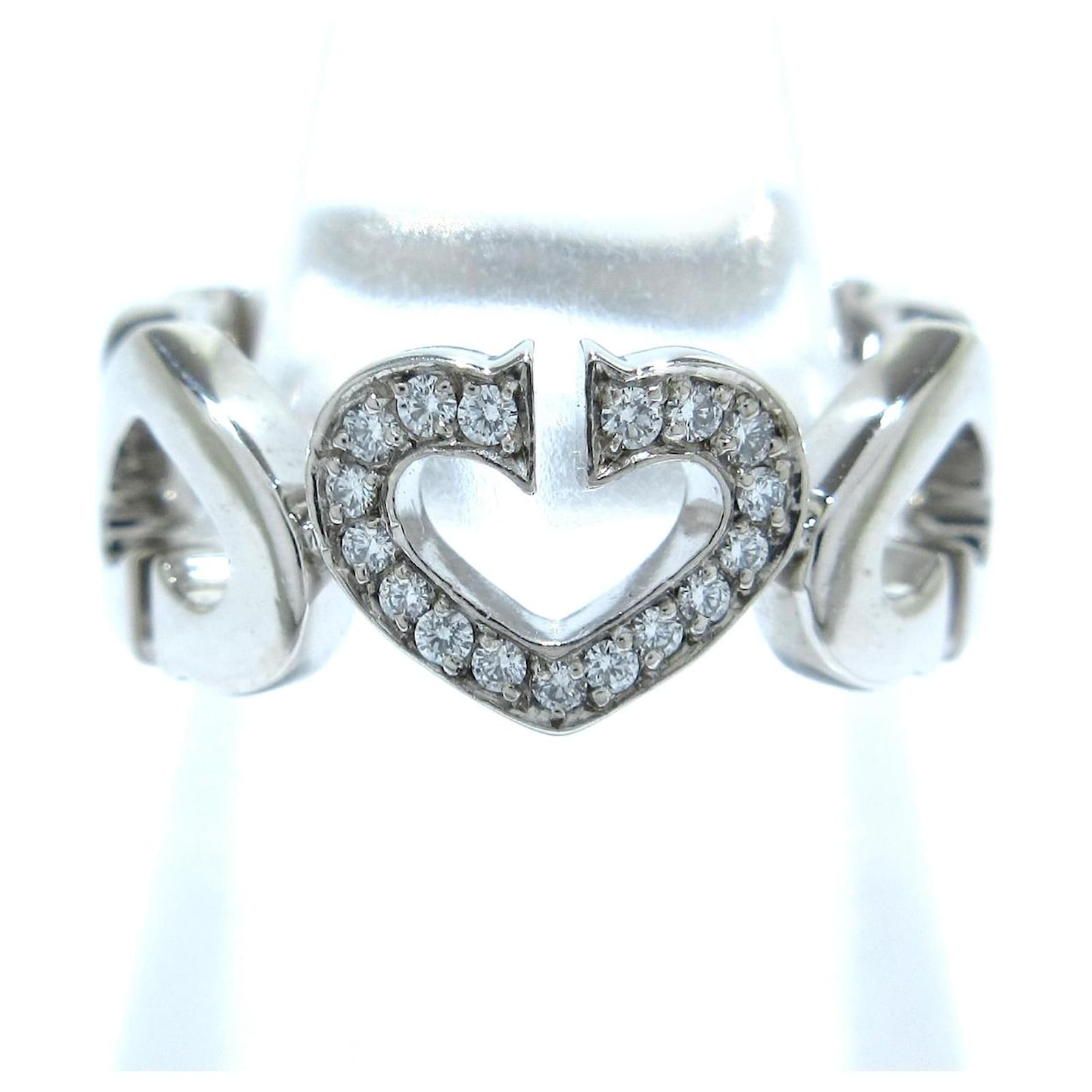 Love Cartier Heart Silvery White gold ref.902847 - Joli Closet