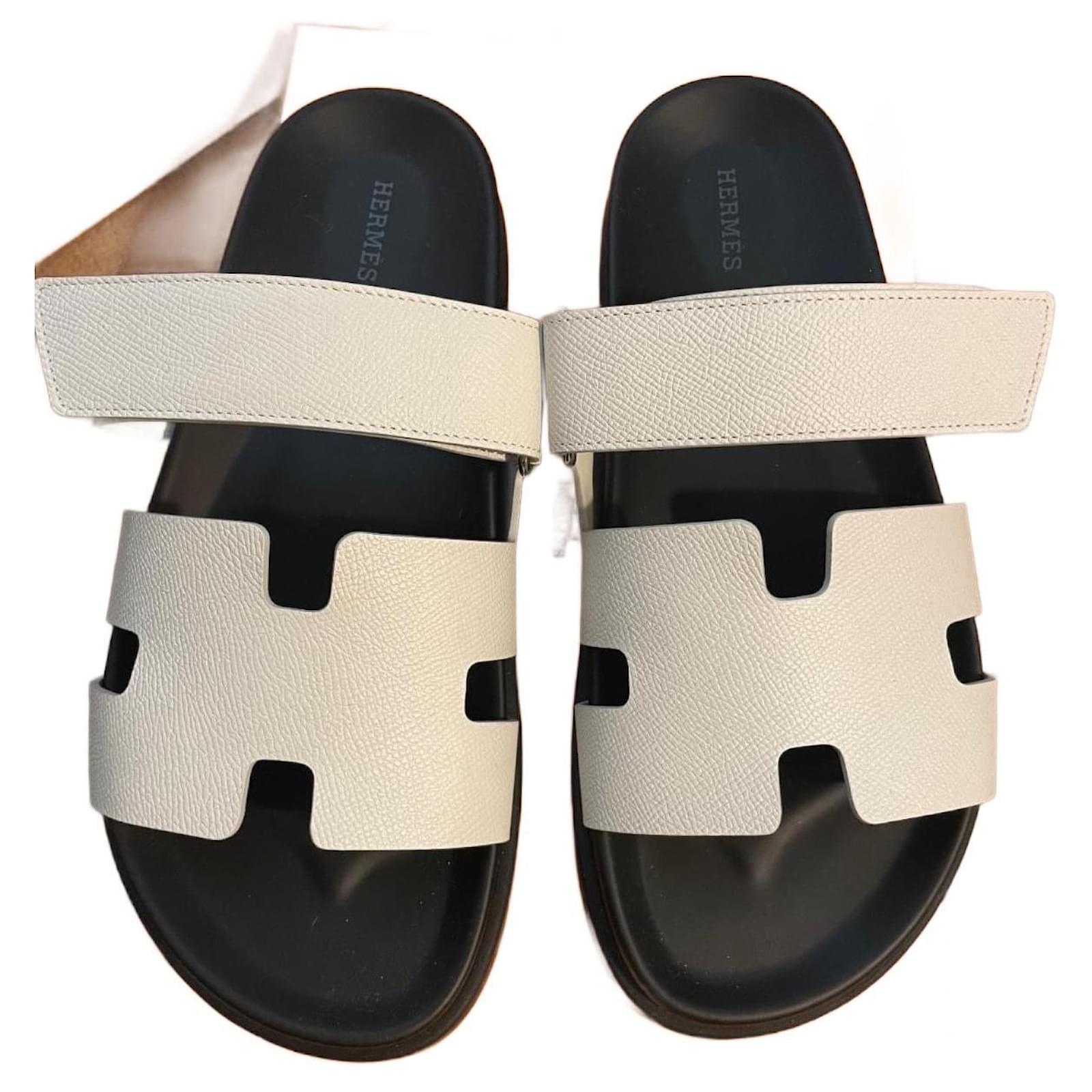 Hermès Cyprus Eggshell Leather ref.904625 - Joli Closet