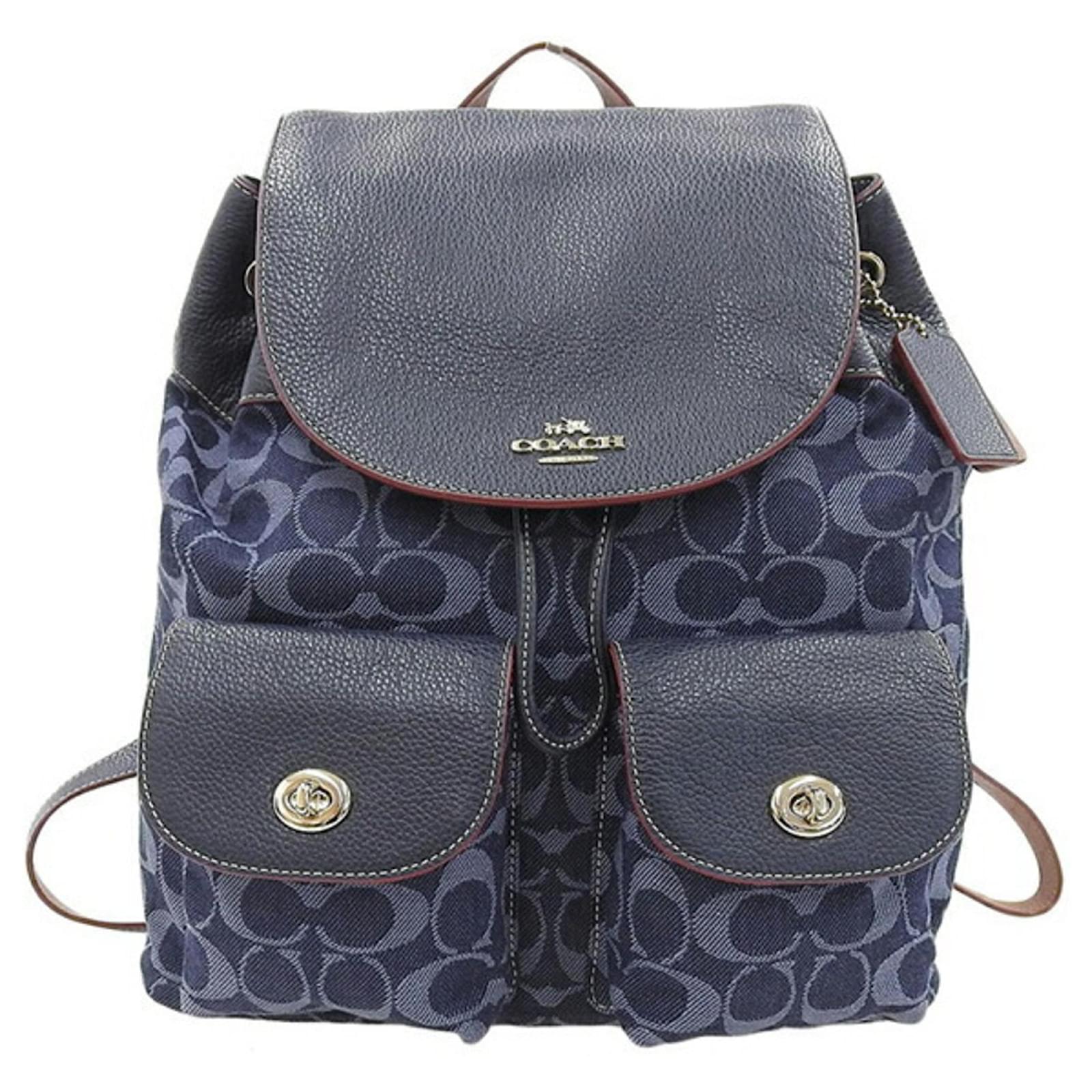 Coach Signature Blue Denim ref.904747 - Joli Closet