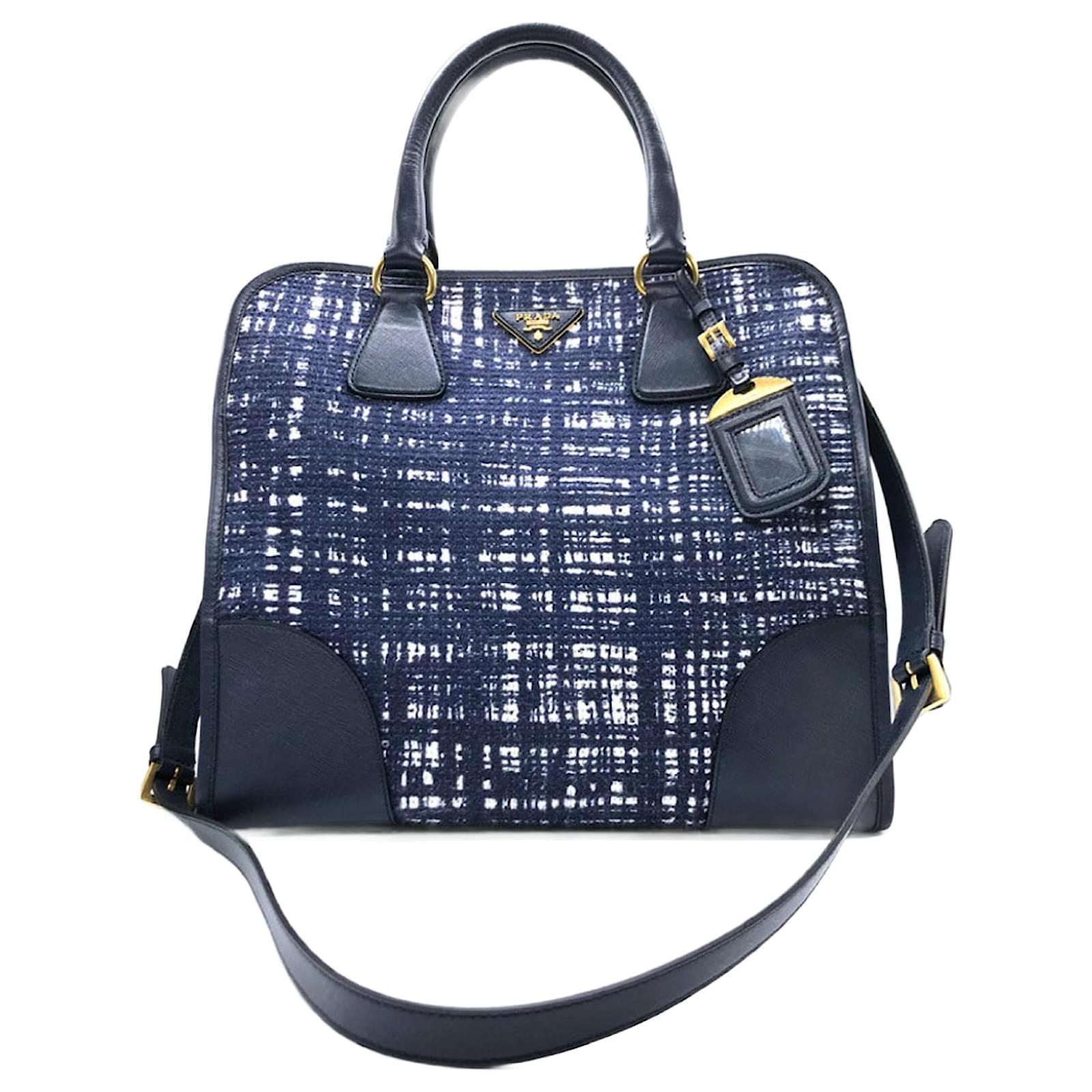 Prada Navy blue Tweed ref.905987 - Joli Closet