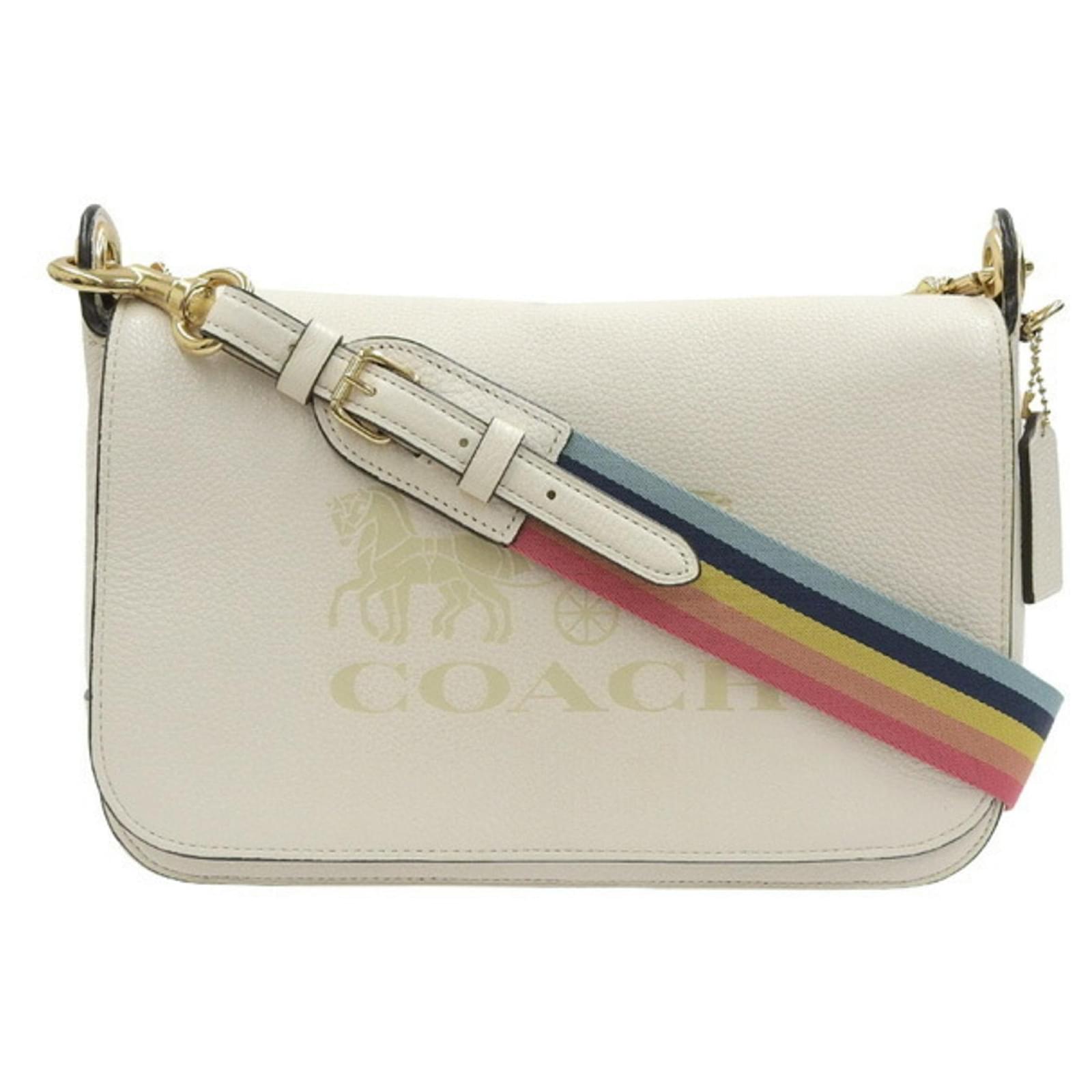Coach Messenger White Leather ref.906168 - Joli Closet