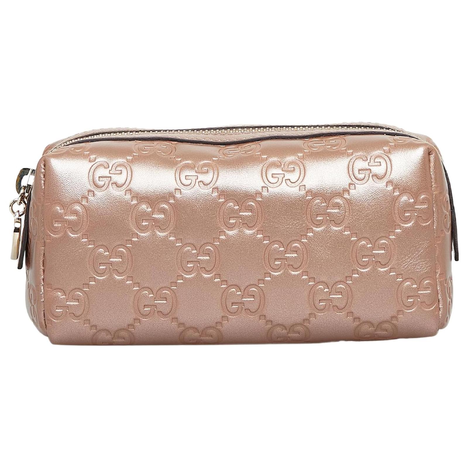 Gucci Pink Guccissima Pouch Leather Pony-style calfskin ref.906250 ...