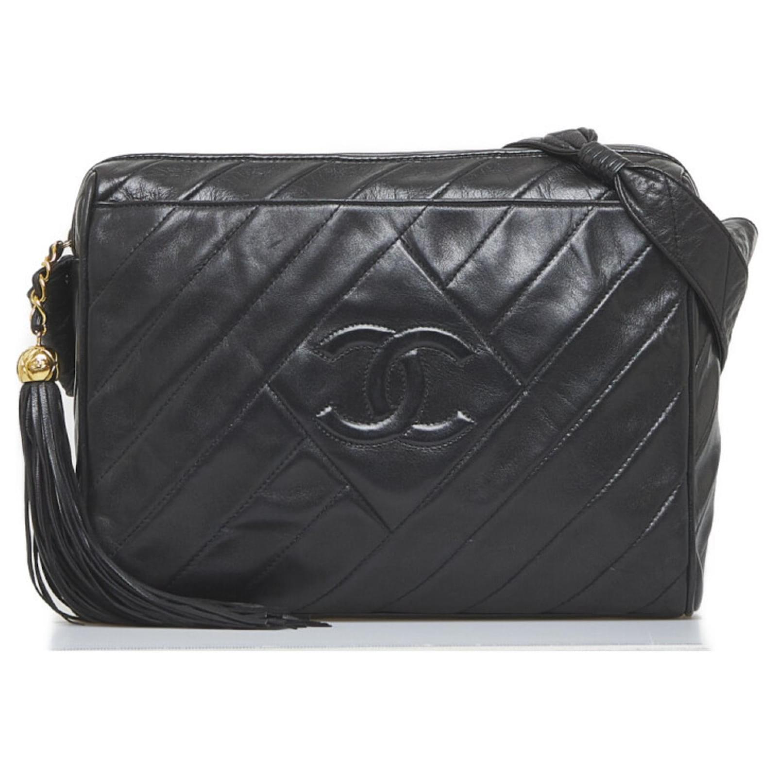 Chanel camera Black Leather ref.908523 - Joli Closet