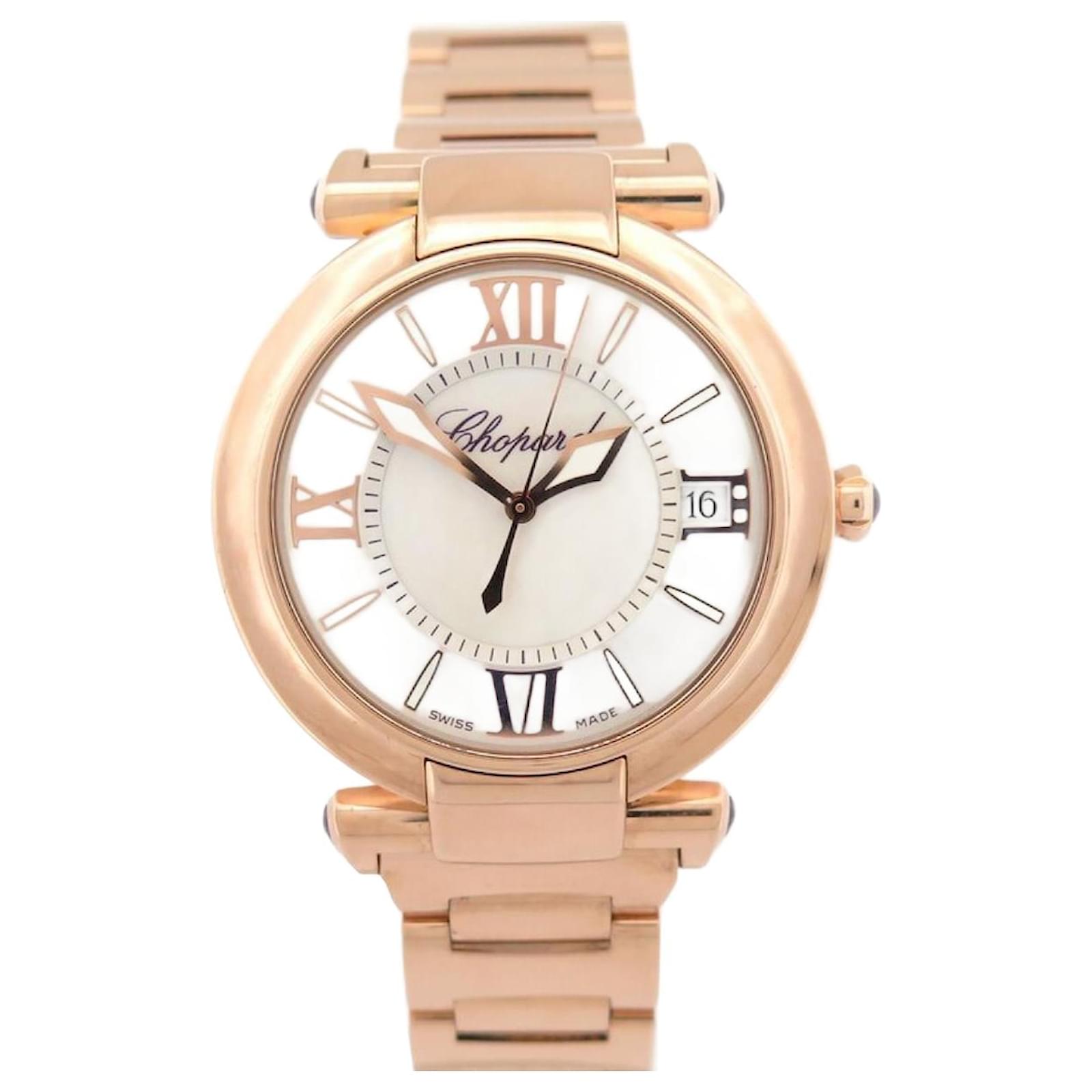 NEW CHOPARD IMPERIALE WATCH 4241 automatic 40MM ROSE GOLD 18K BOX GOLD ...