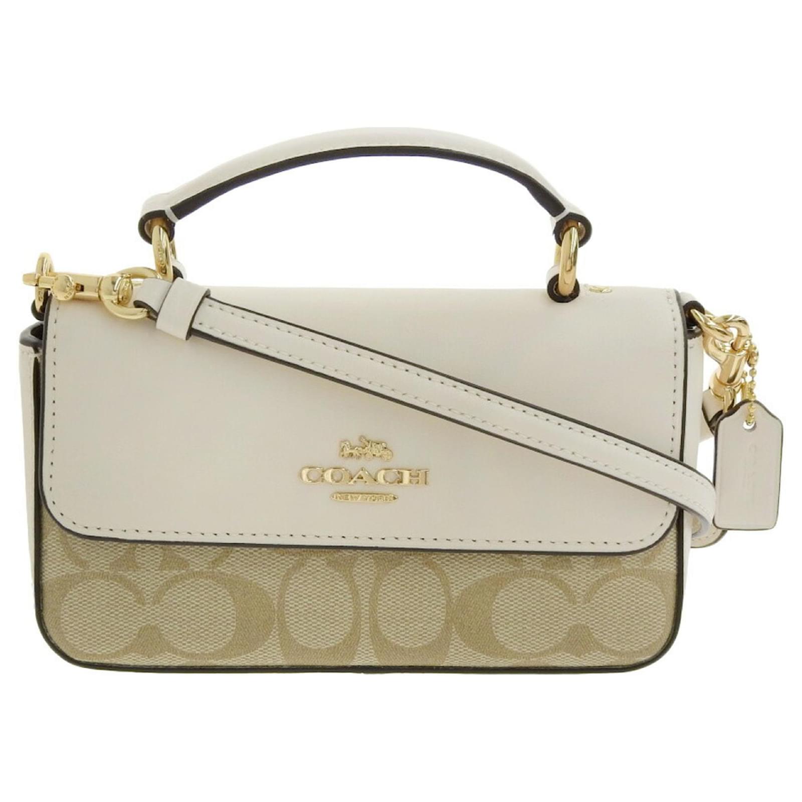 Coach Signature Beige Cloth ref.912870 - Joli Closet