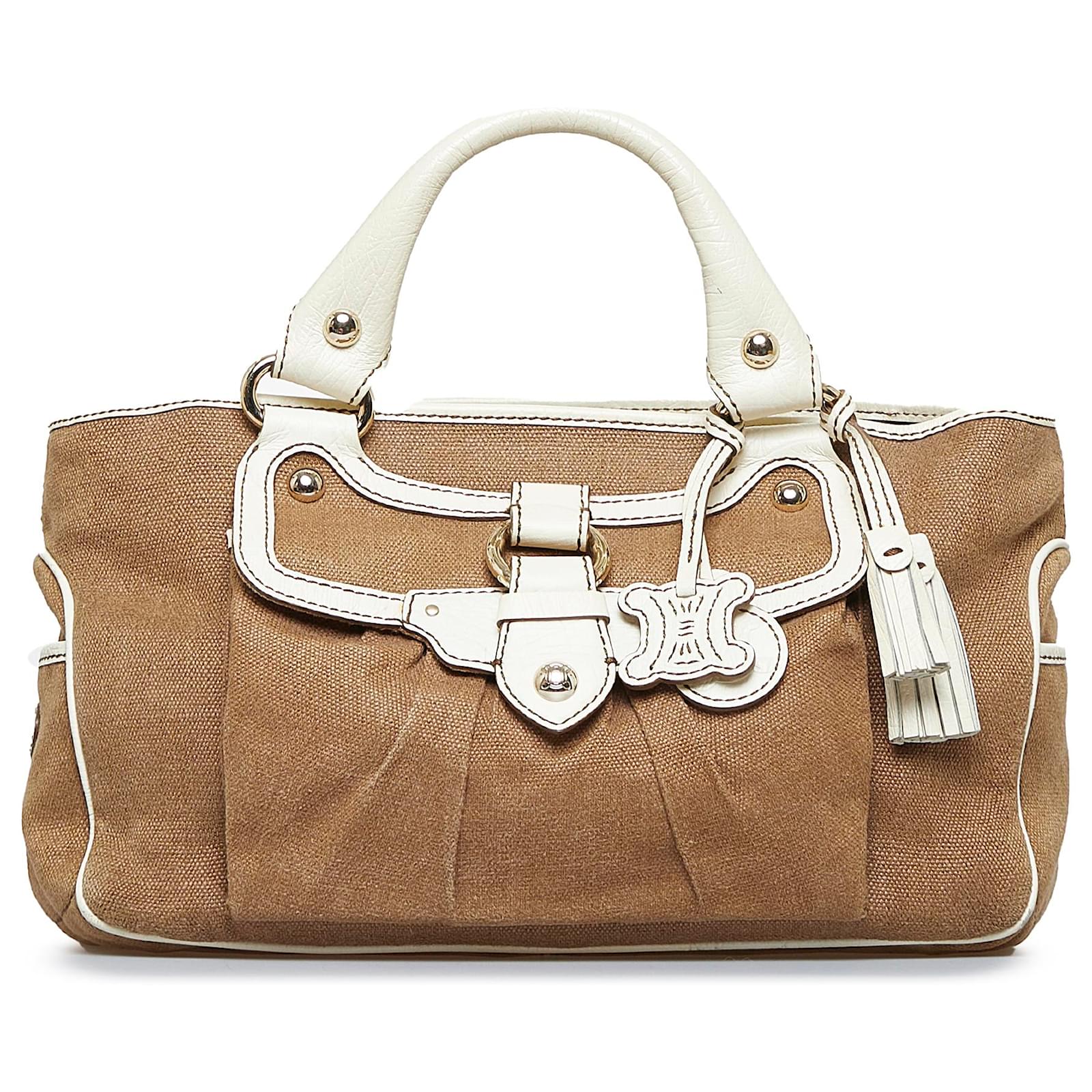 Céline Celine Brown Boogie Cloth Cloth ref.913299 - Joli Closet