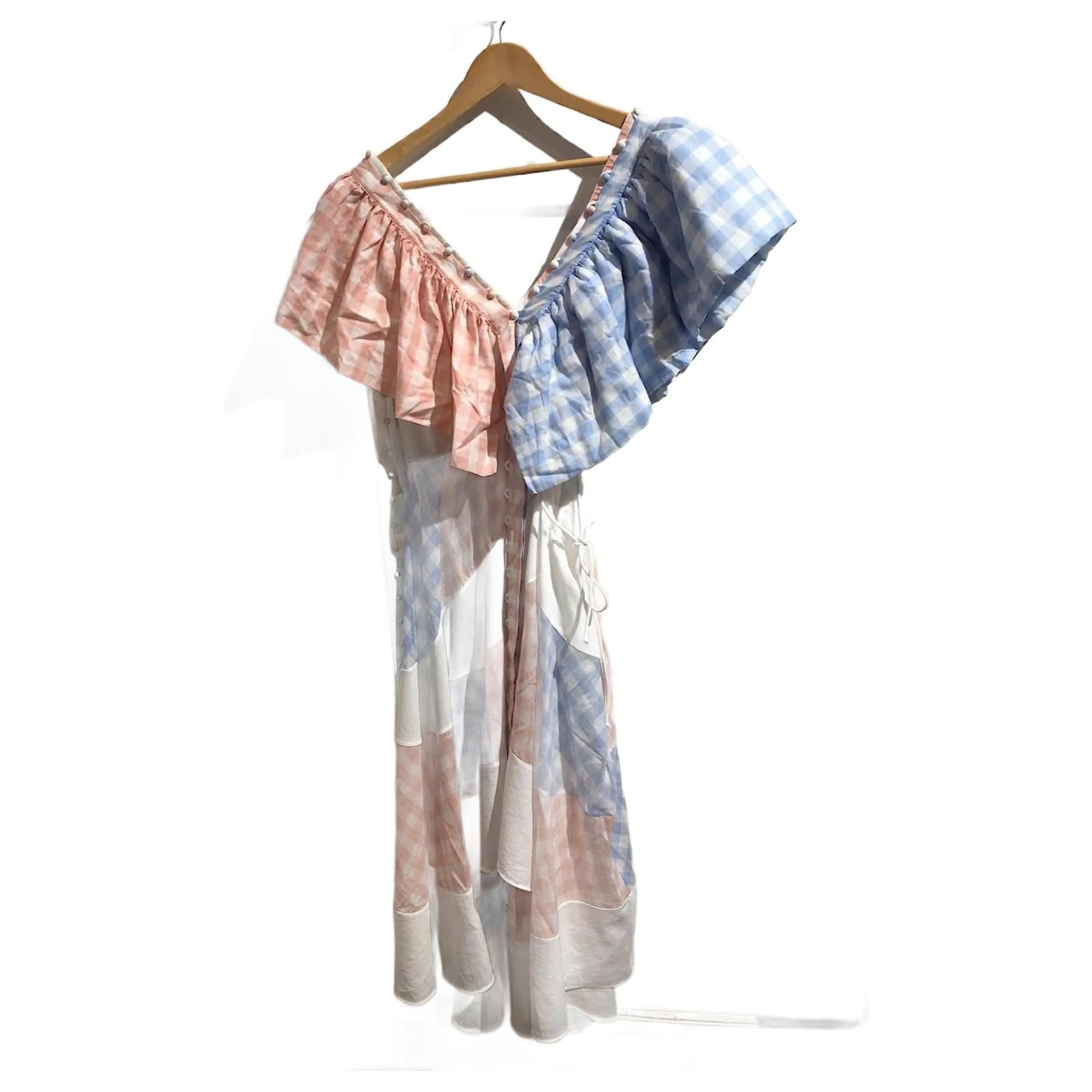 LOEWE Dresses T.International L Cotton Blue ref.913621 - Joli Closet