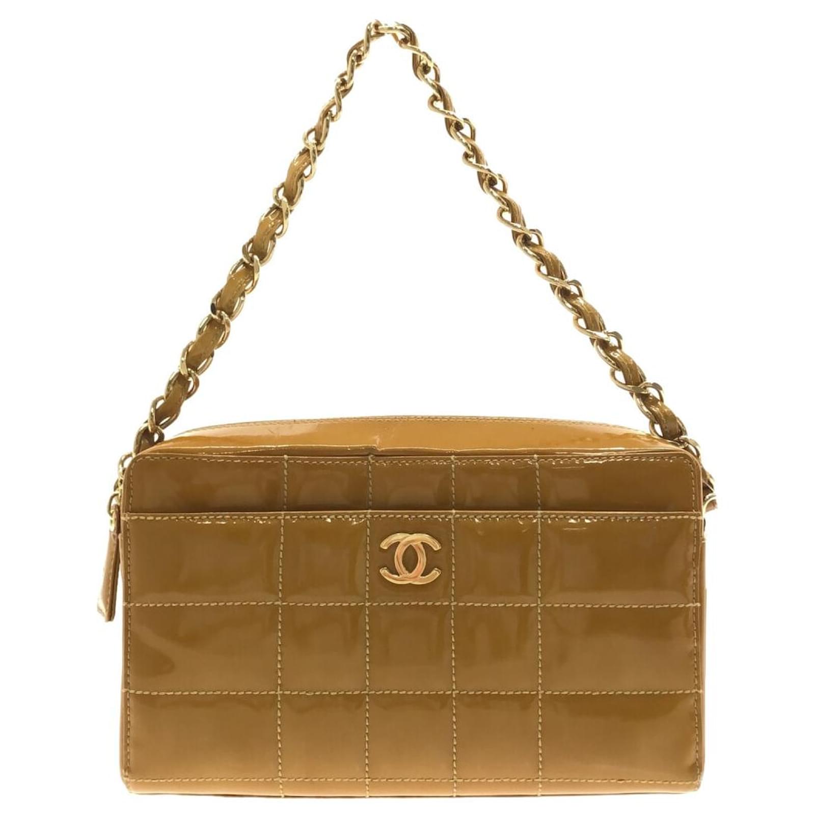 Timeless Chanel Chocolate bar Brown Patent leather ref.914235 - Joli Closet