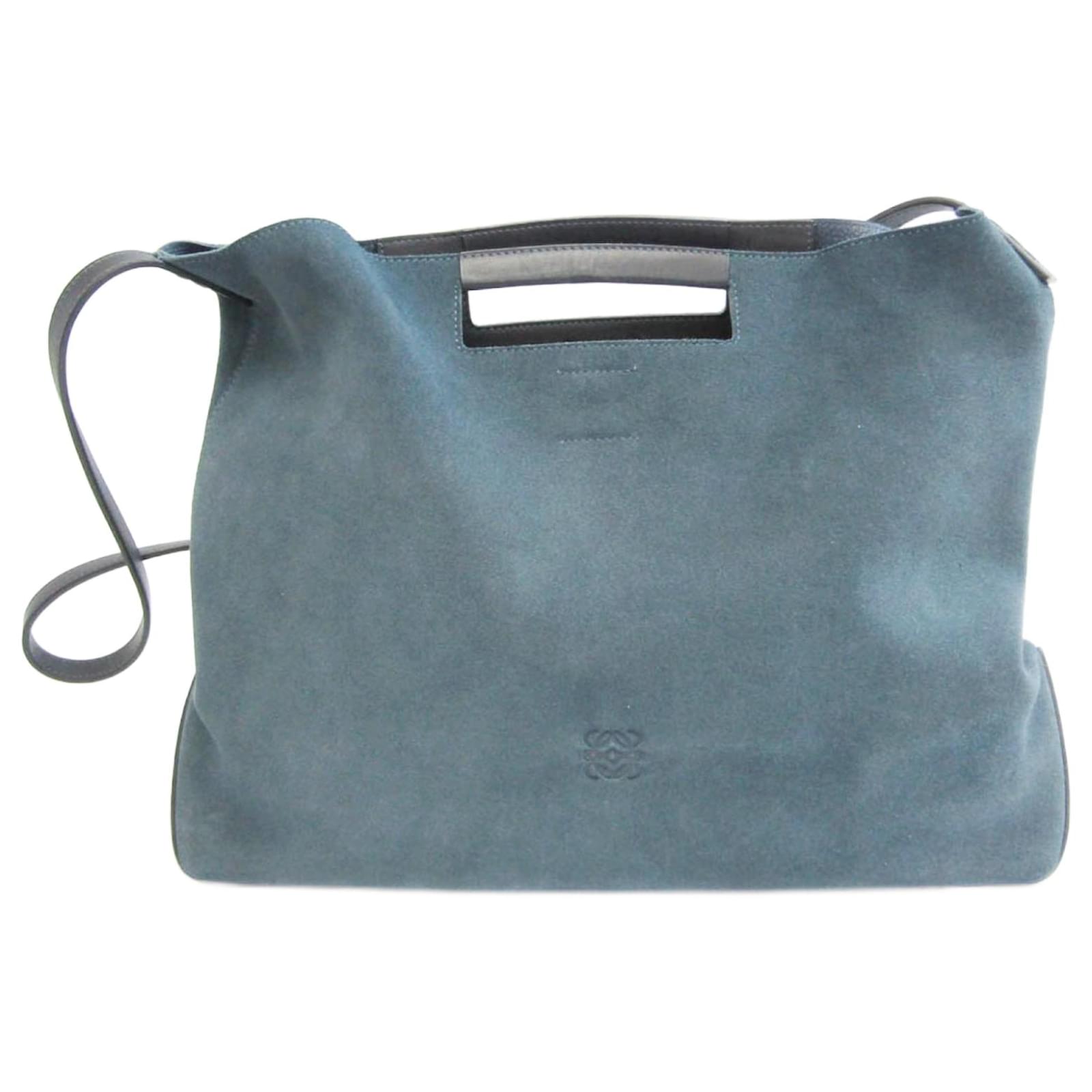 Loewe Blue Leather ref.914671 - Joli Closet