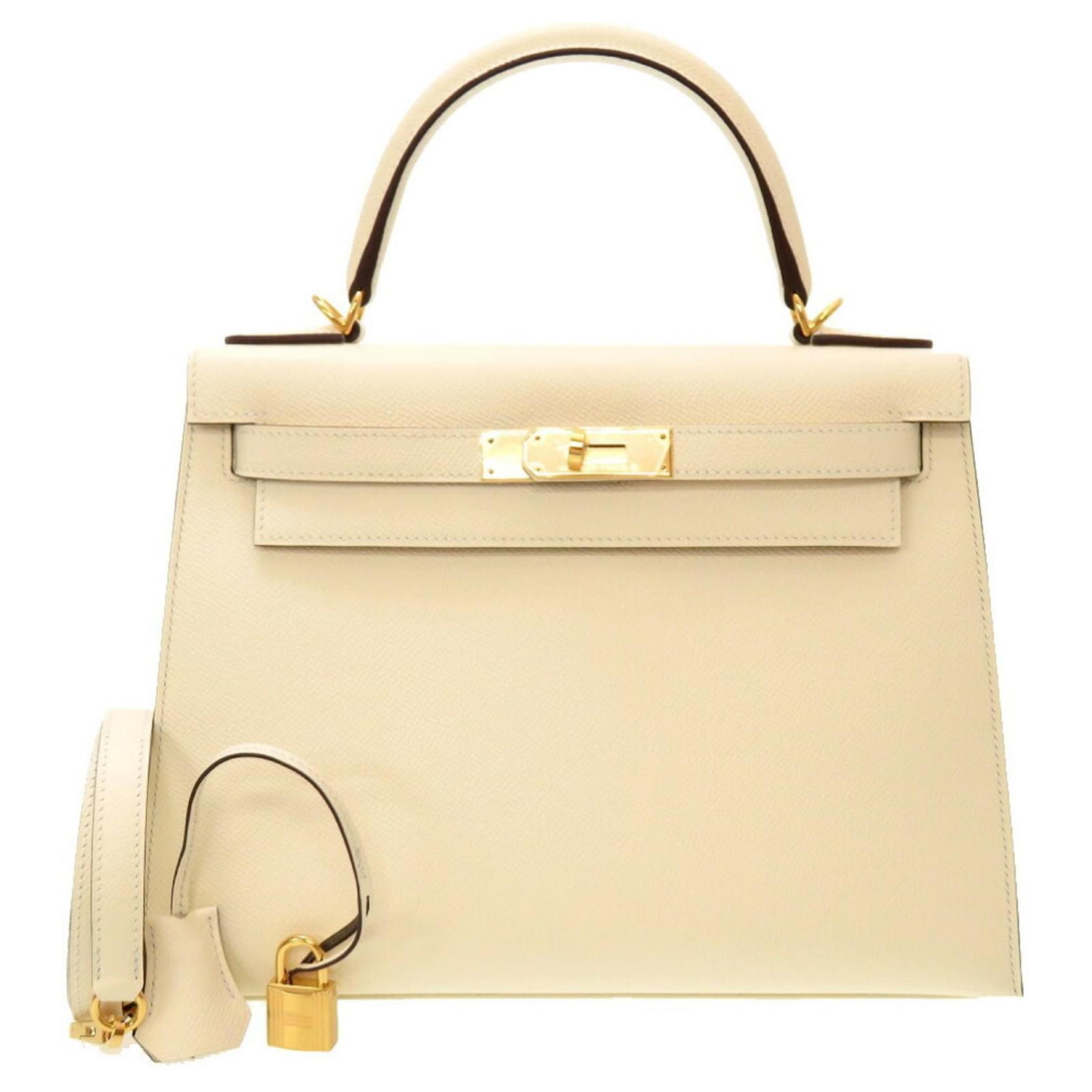 Hermès Kelly Cream Leather ref.914835 - Joli Closet