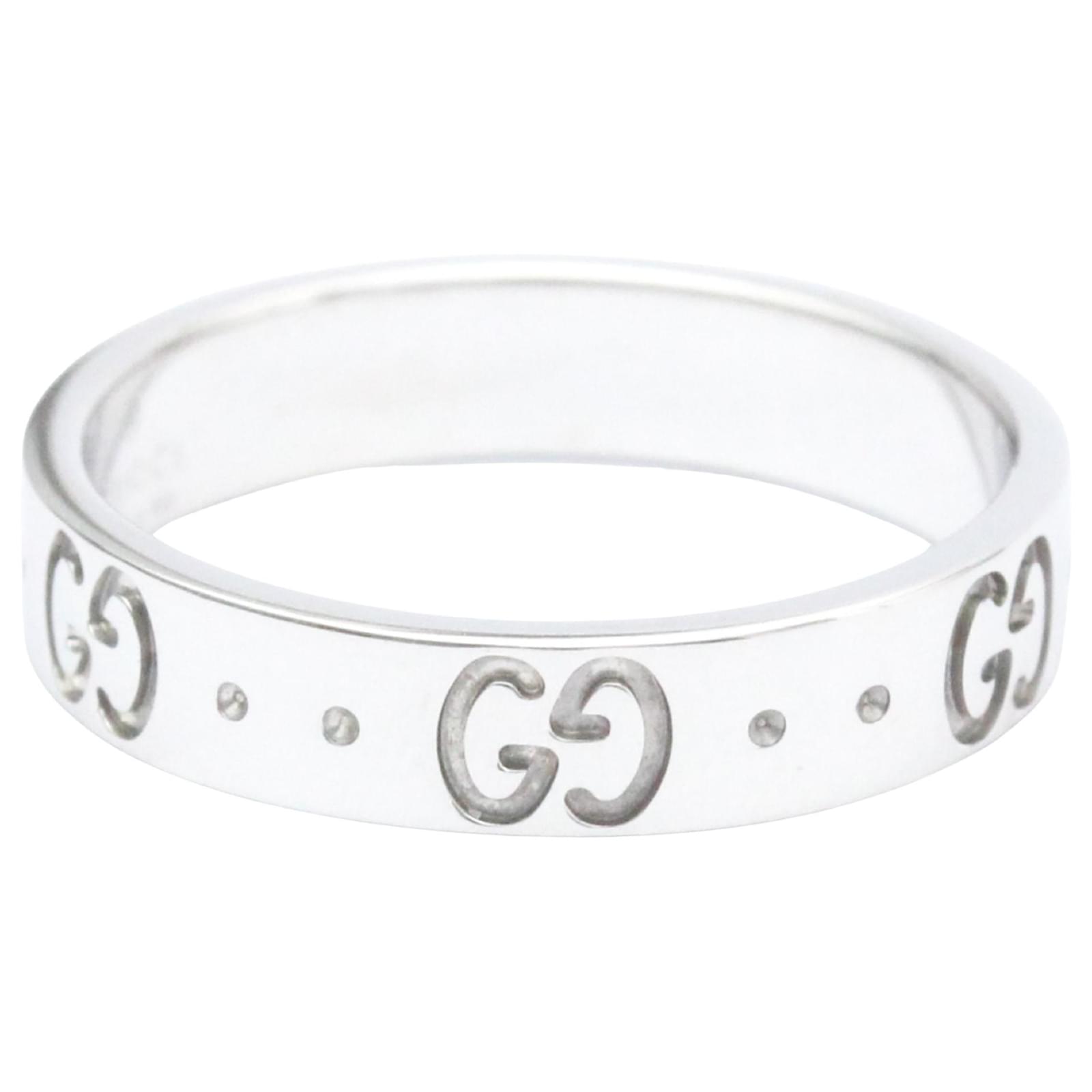 Gucci Icon Silvery White gold ref.915151 - Joli Closet