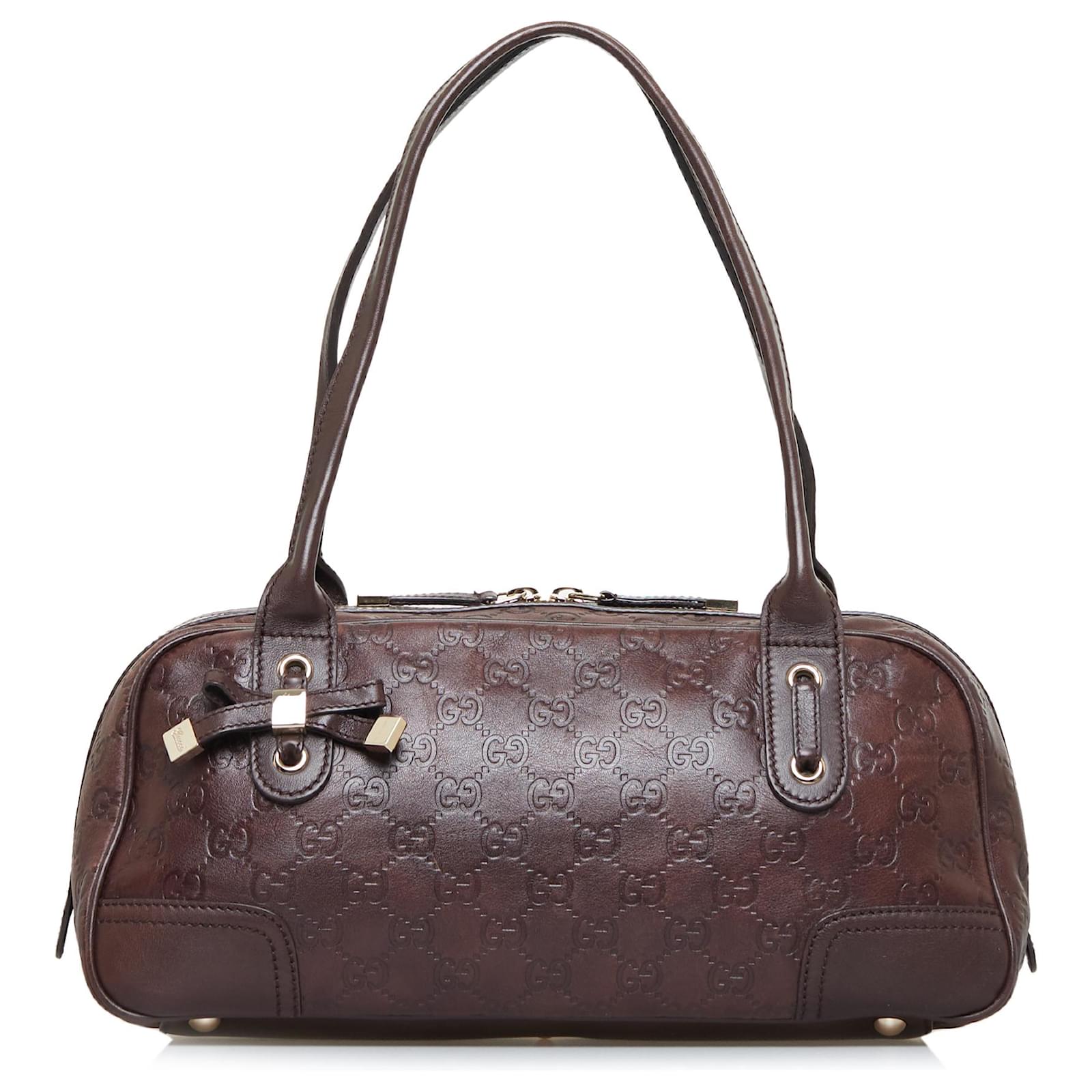 Gucci Marron Guccissima Princy Cuir Veau façon poulain ref.915391 ...