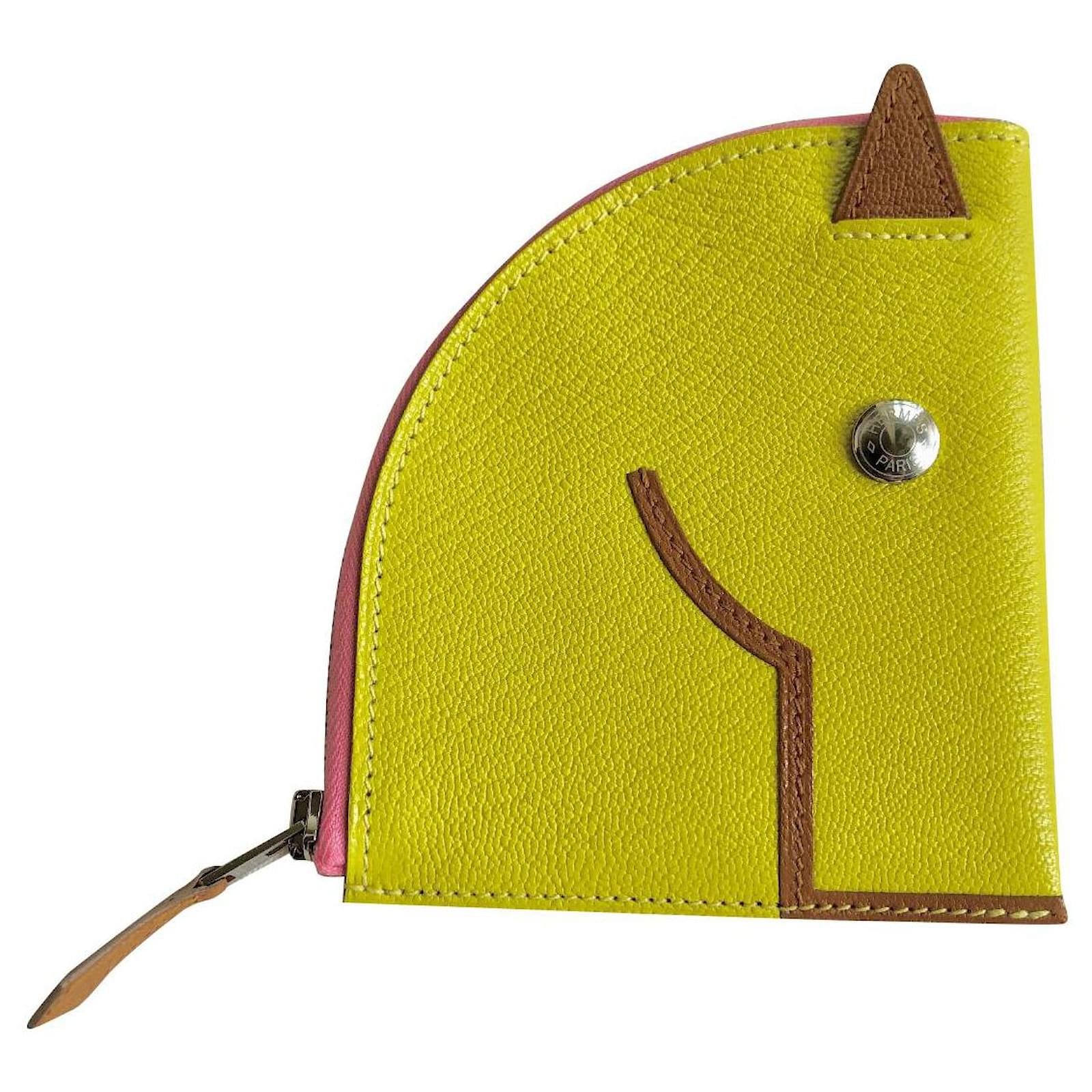 Hermès Hermes Paddock Yellow Lambskin ref.915902 - Joli Closet