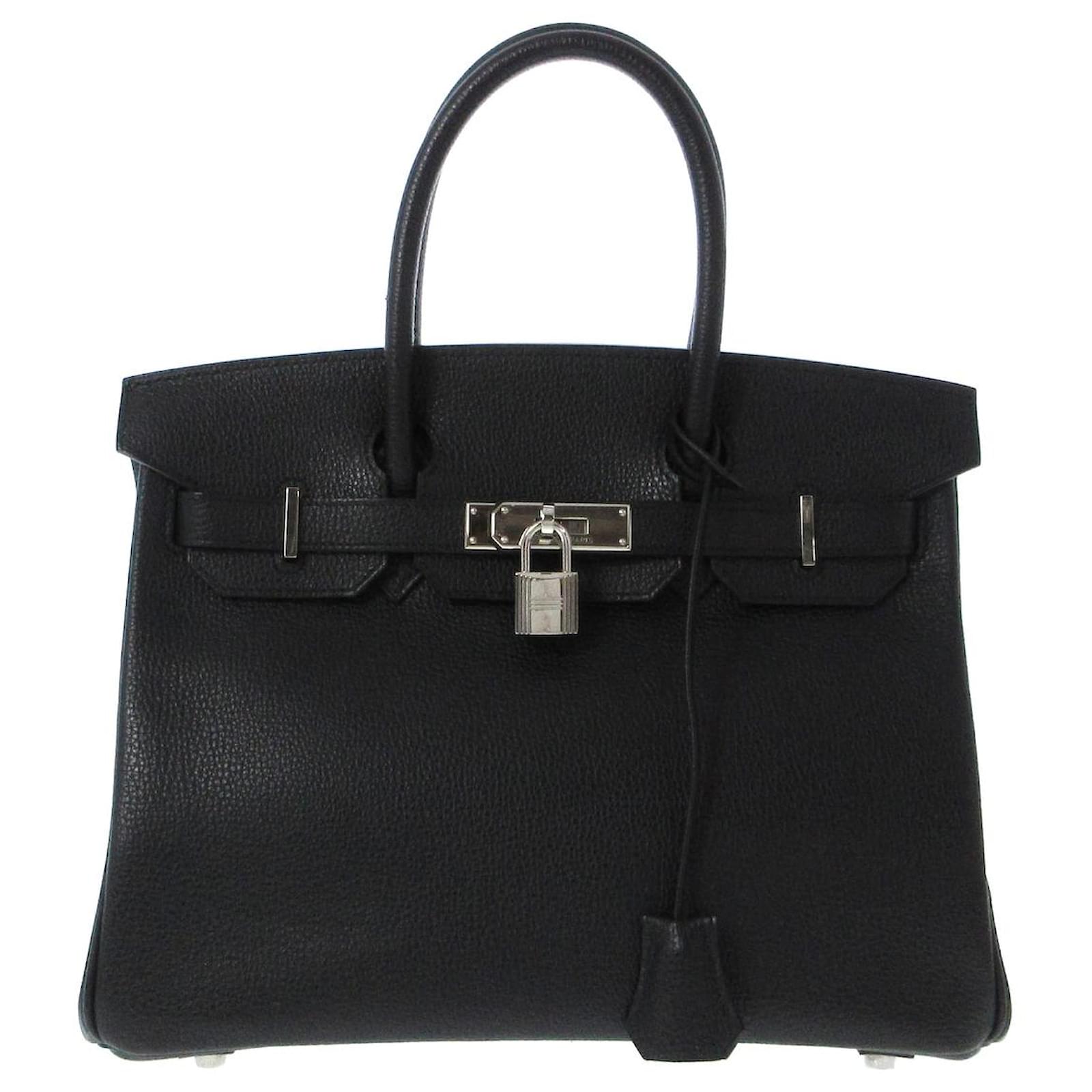 Hermès HERMES BIRKIN 30 Black Leather ref.917486 - Joli Closet