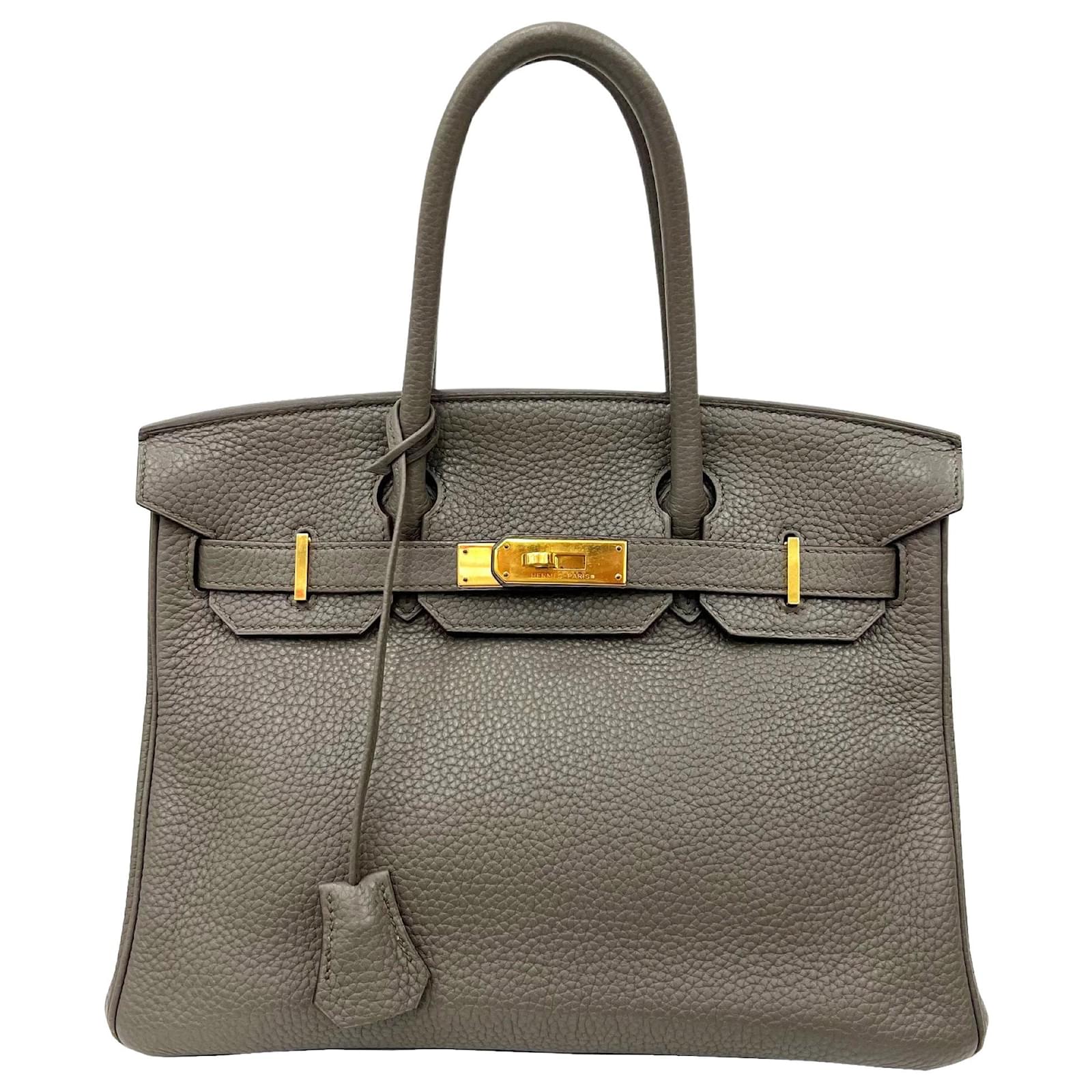 Hermès Birkin 30 Grey Leather ref.918782 - Joli Closet
