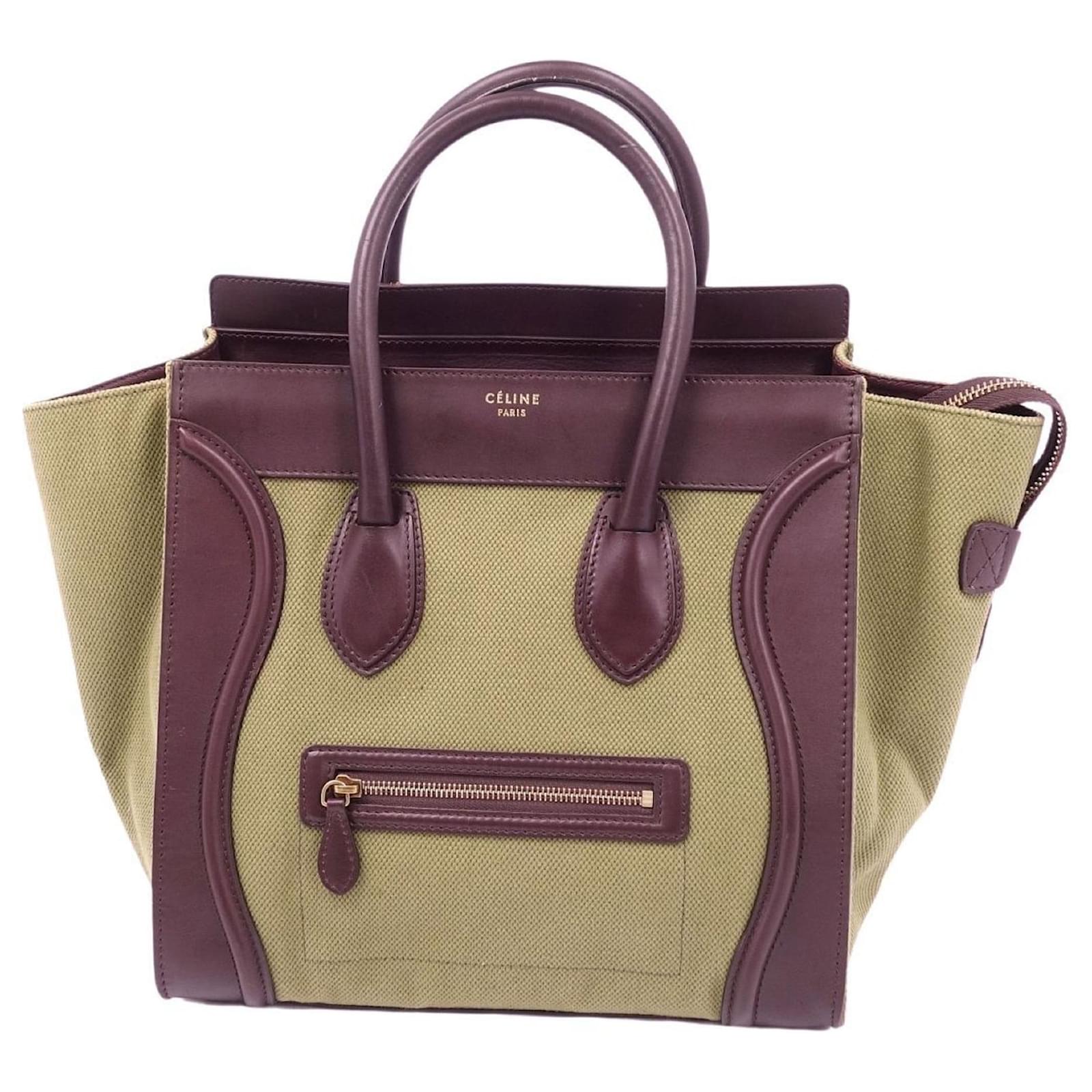 Céline Luggage Brown Cloth ref.919510 - Joli Closet