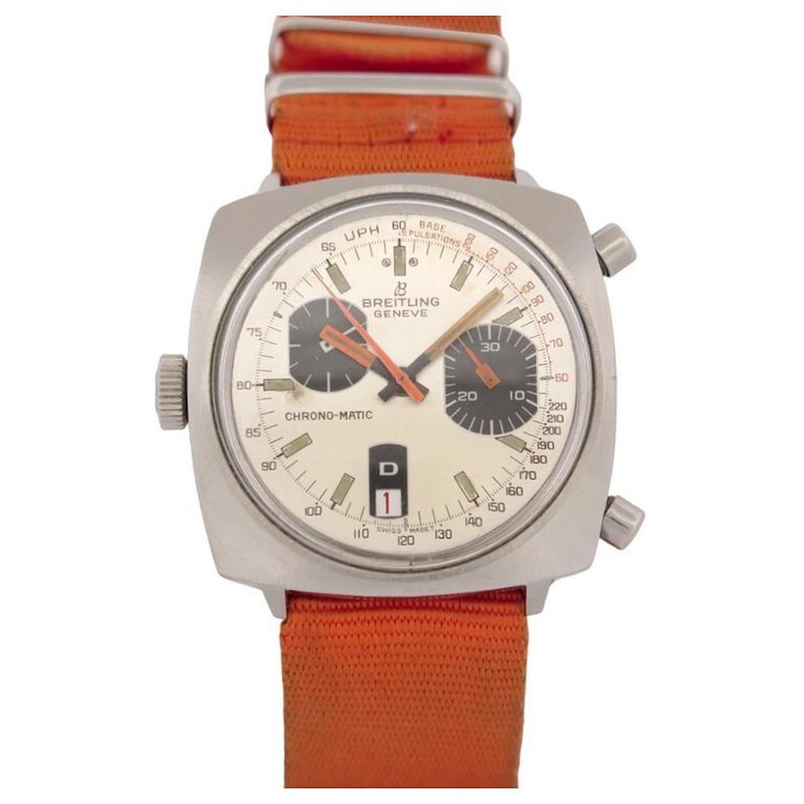 VINTAGE BREITLING TOP TIME WATCH 2211-15 38 MM AUTOMATIC STEEL WATCH ...